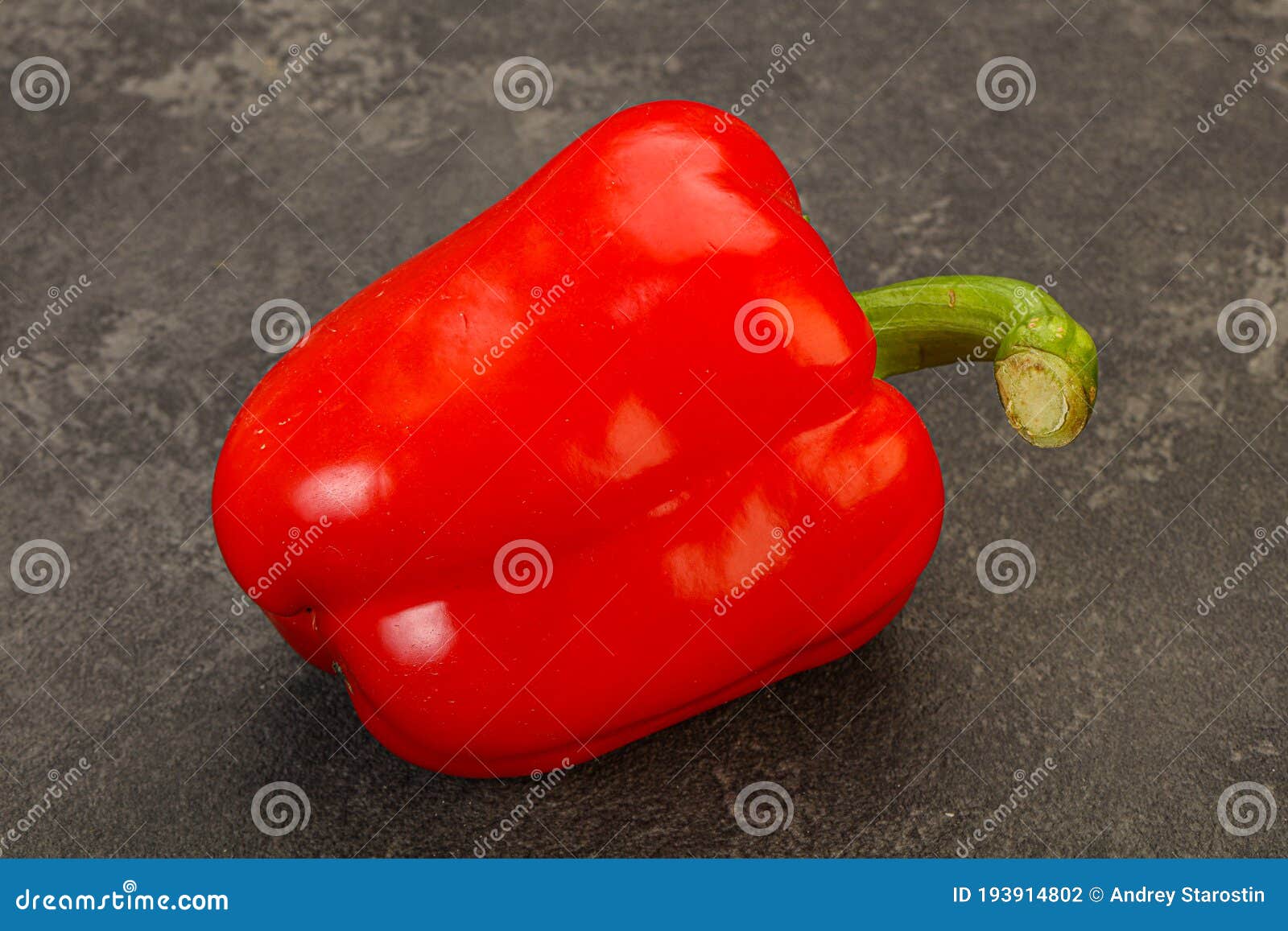 Red Bell Pepper - Ripe and Fresh Stock Photo - Image of isolated ...