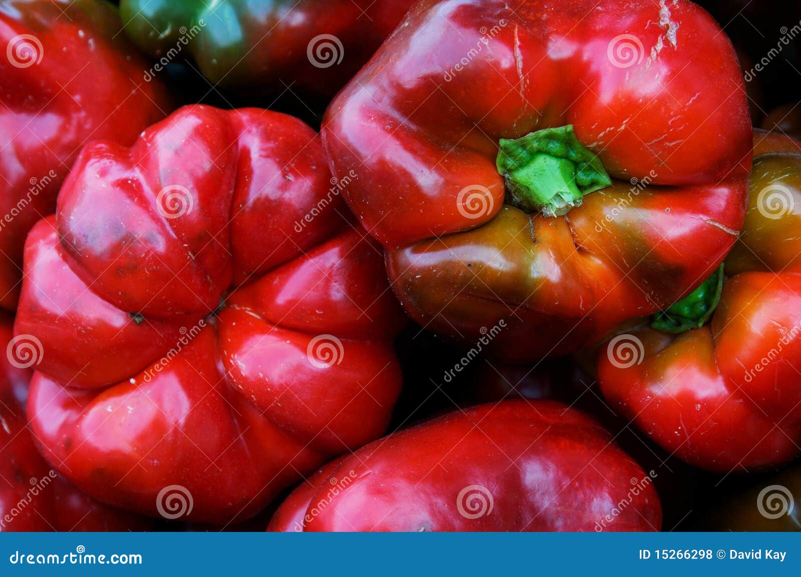 Red Bell Peppers stock photo. Image of vegetable, bell - 15266298