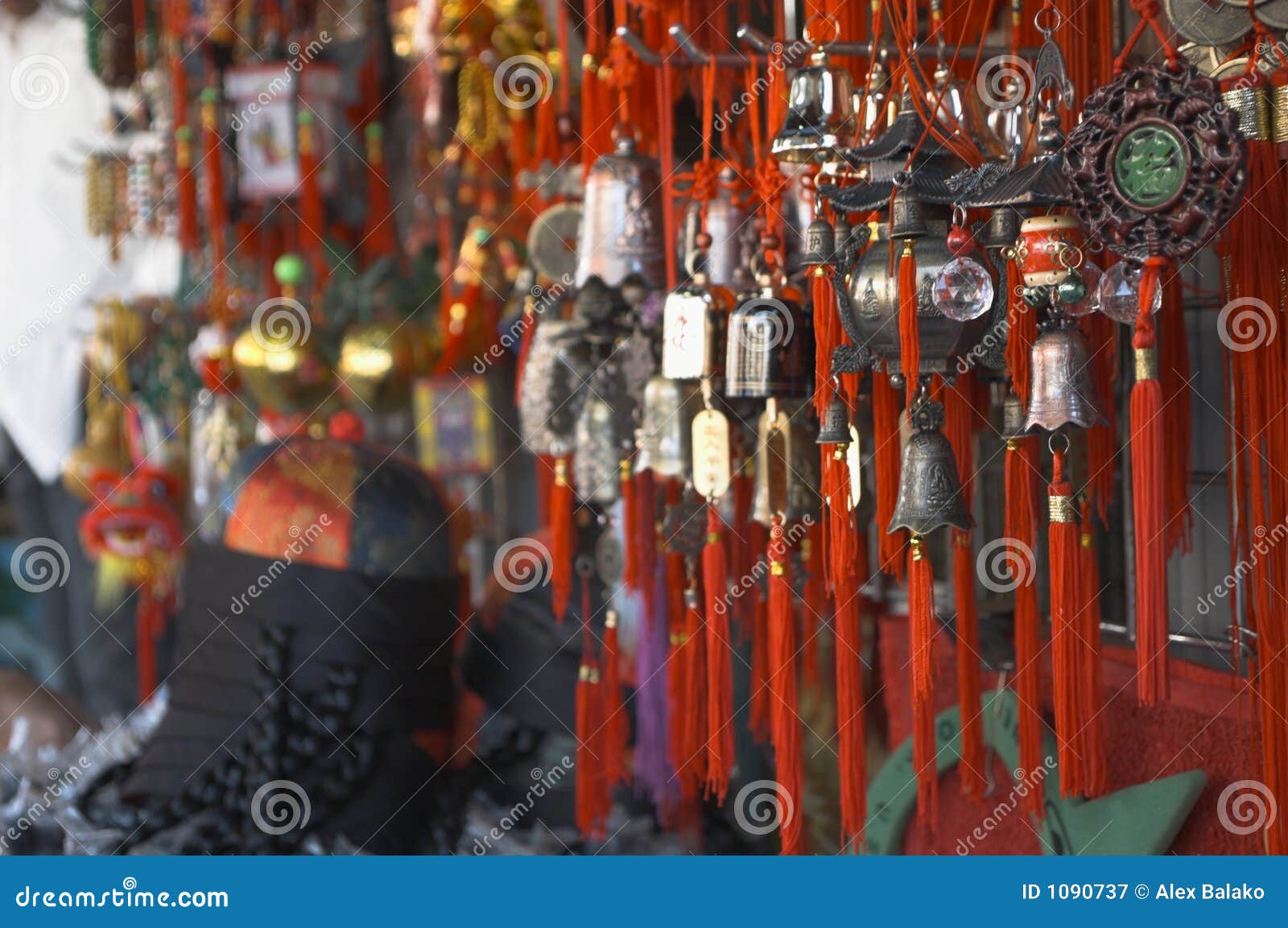 Red Bells stock image. Image of asia, buddha, craft, chinatown - 1090737