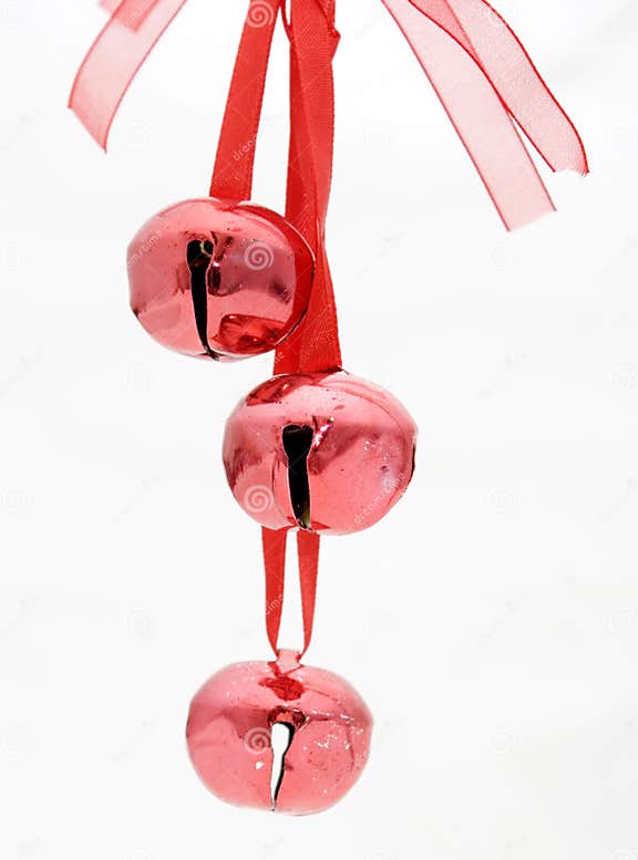 Red bells stock image. Image of bells, plain, merry, white - 11397899