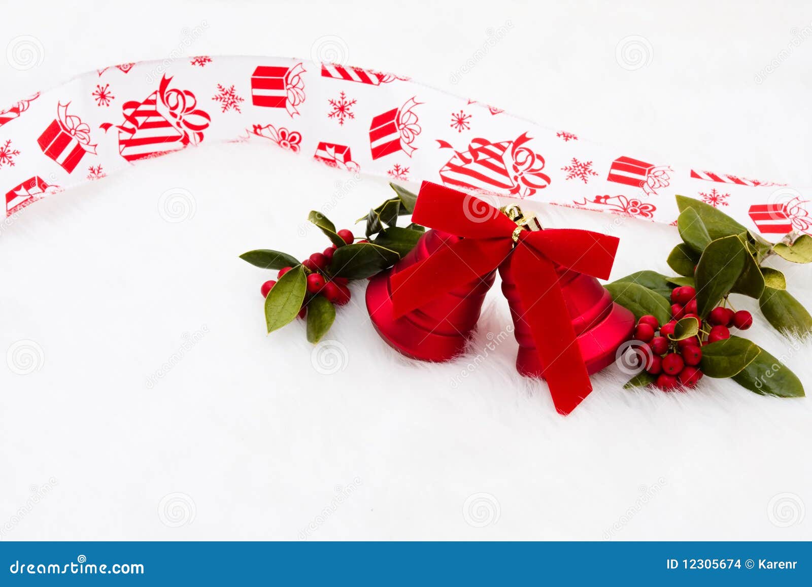 Red Bells stock photo. Image of background, border, bell - 12305674