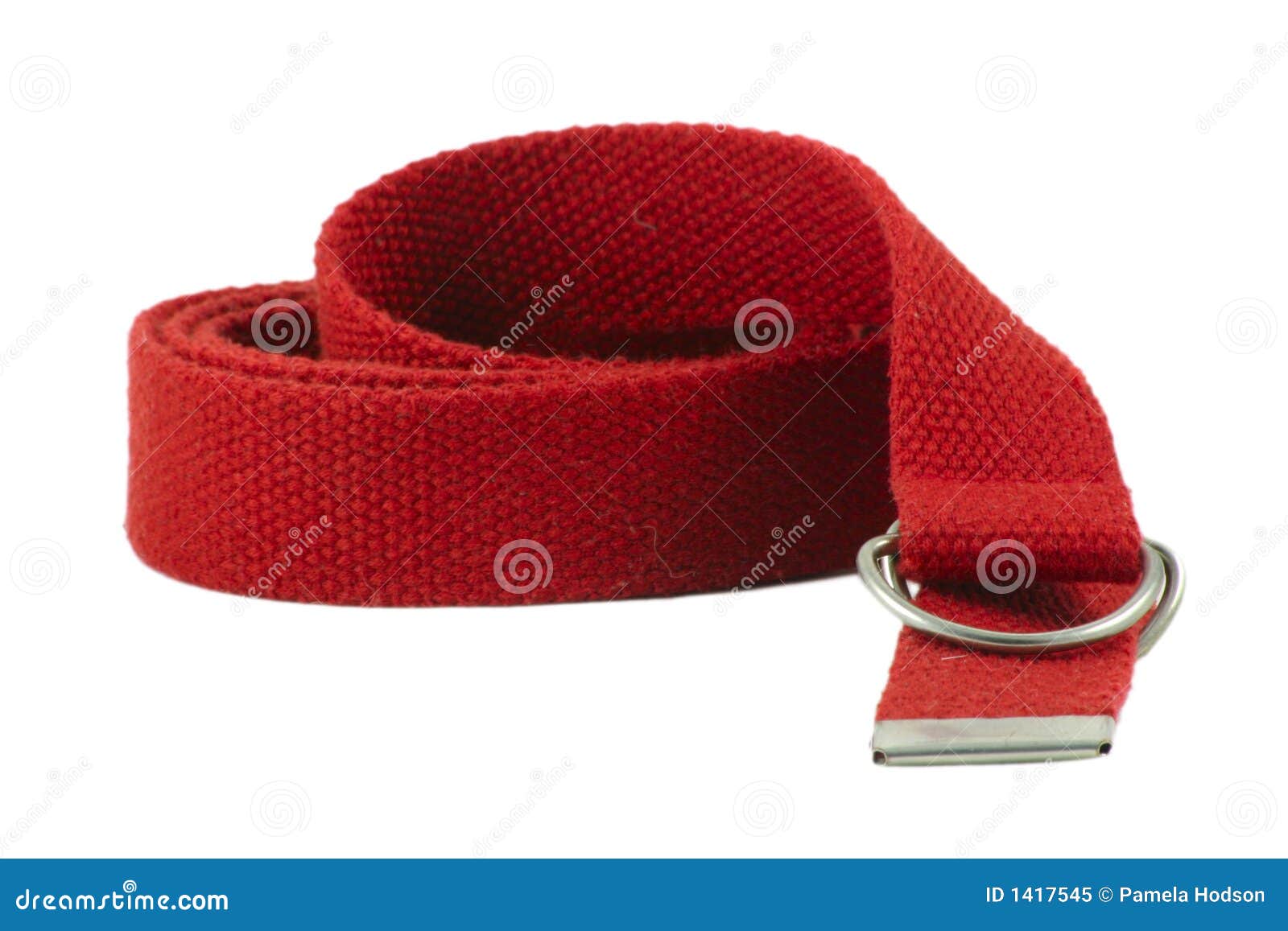Red belt stock image. Image of space, clothing, belt, isolated - 1417545