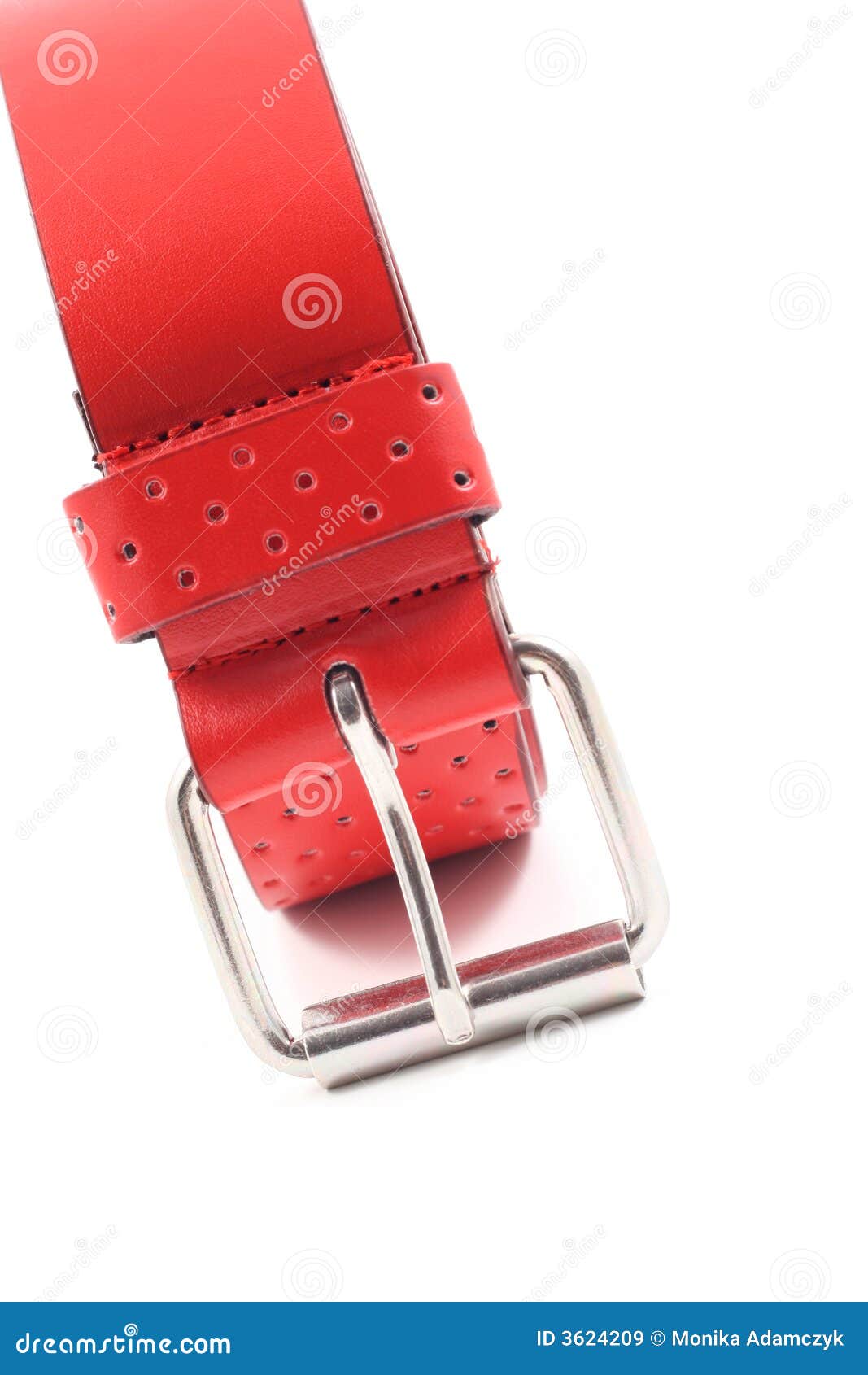 Red belt stock image. Image of metal, belts, clothing - 3624209