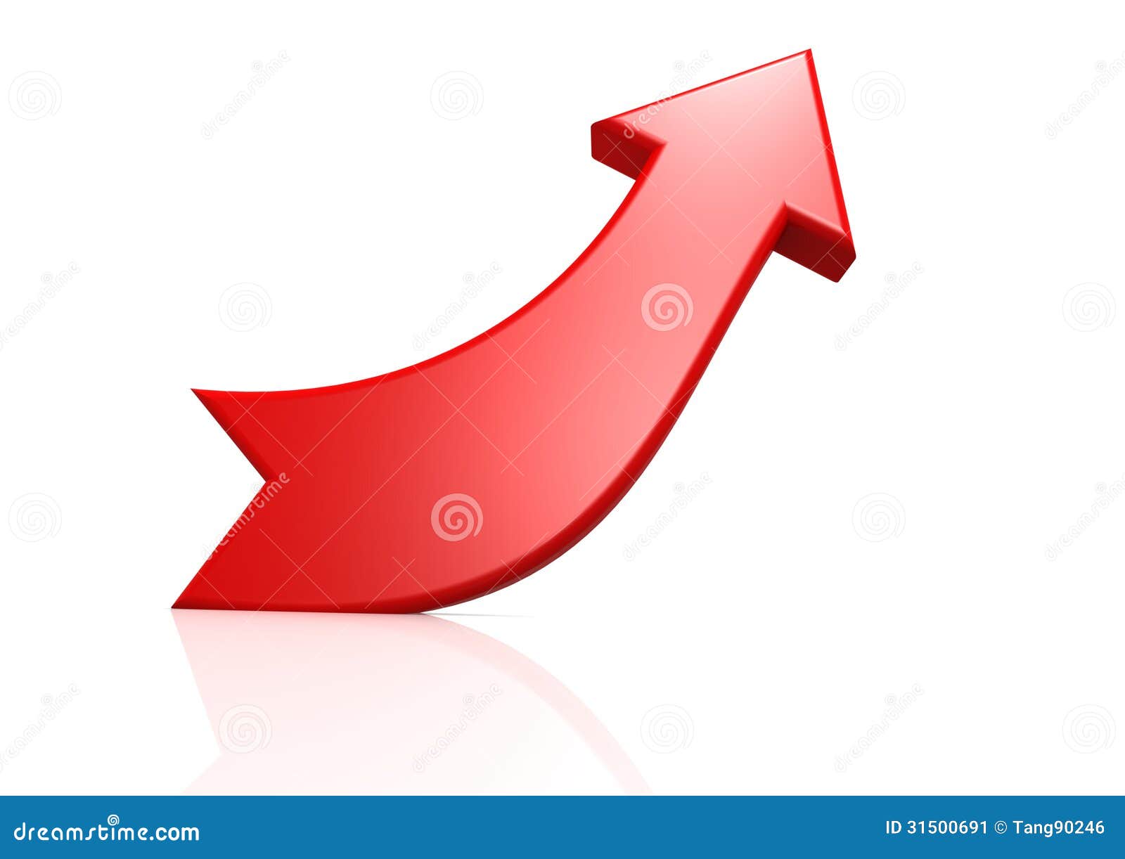 Red bend arrow stock illustration. Illustration of line - 31500691