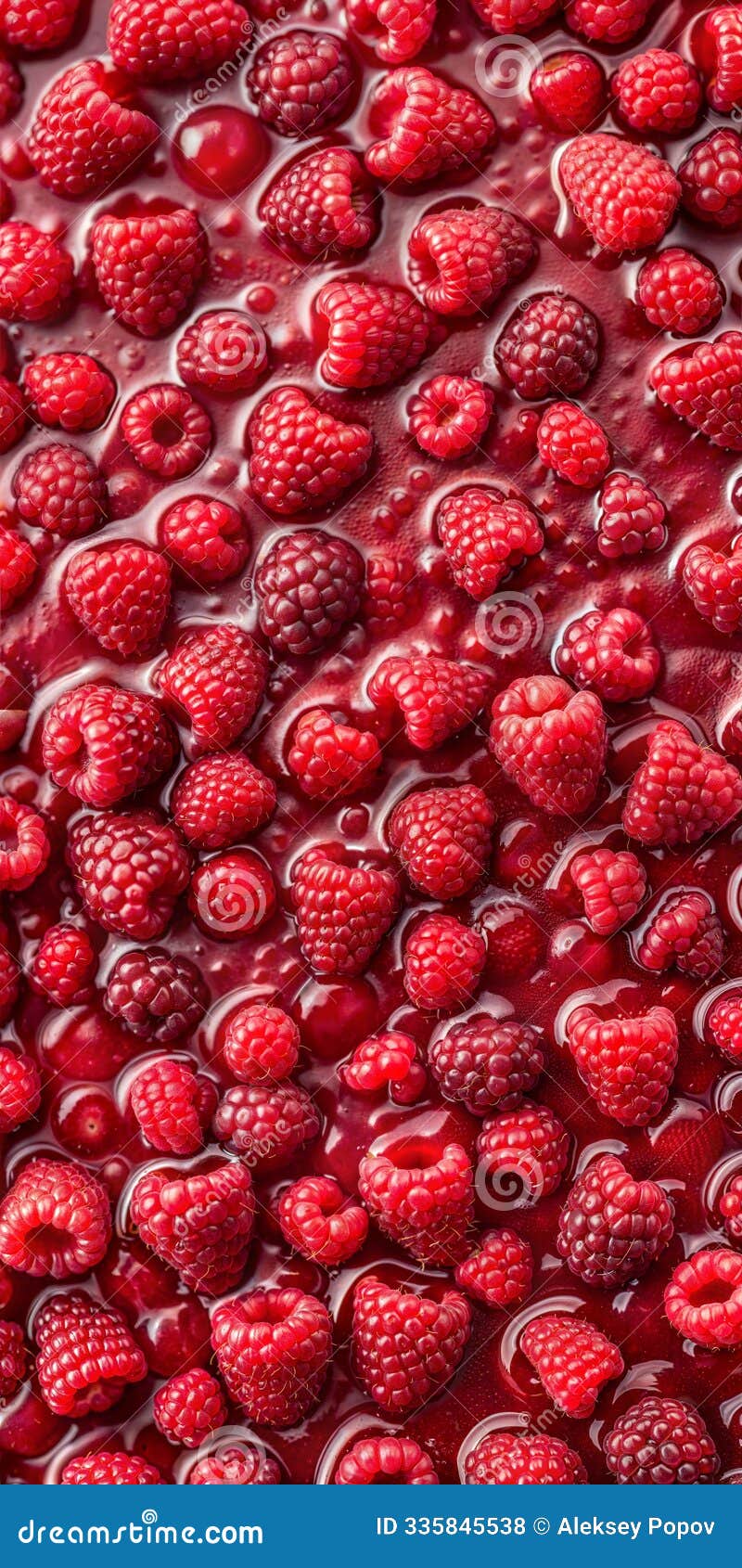 Red Berry Texture of Raspberry Jam Stock Illustration - Illustration of ...