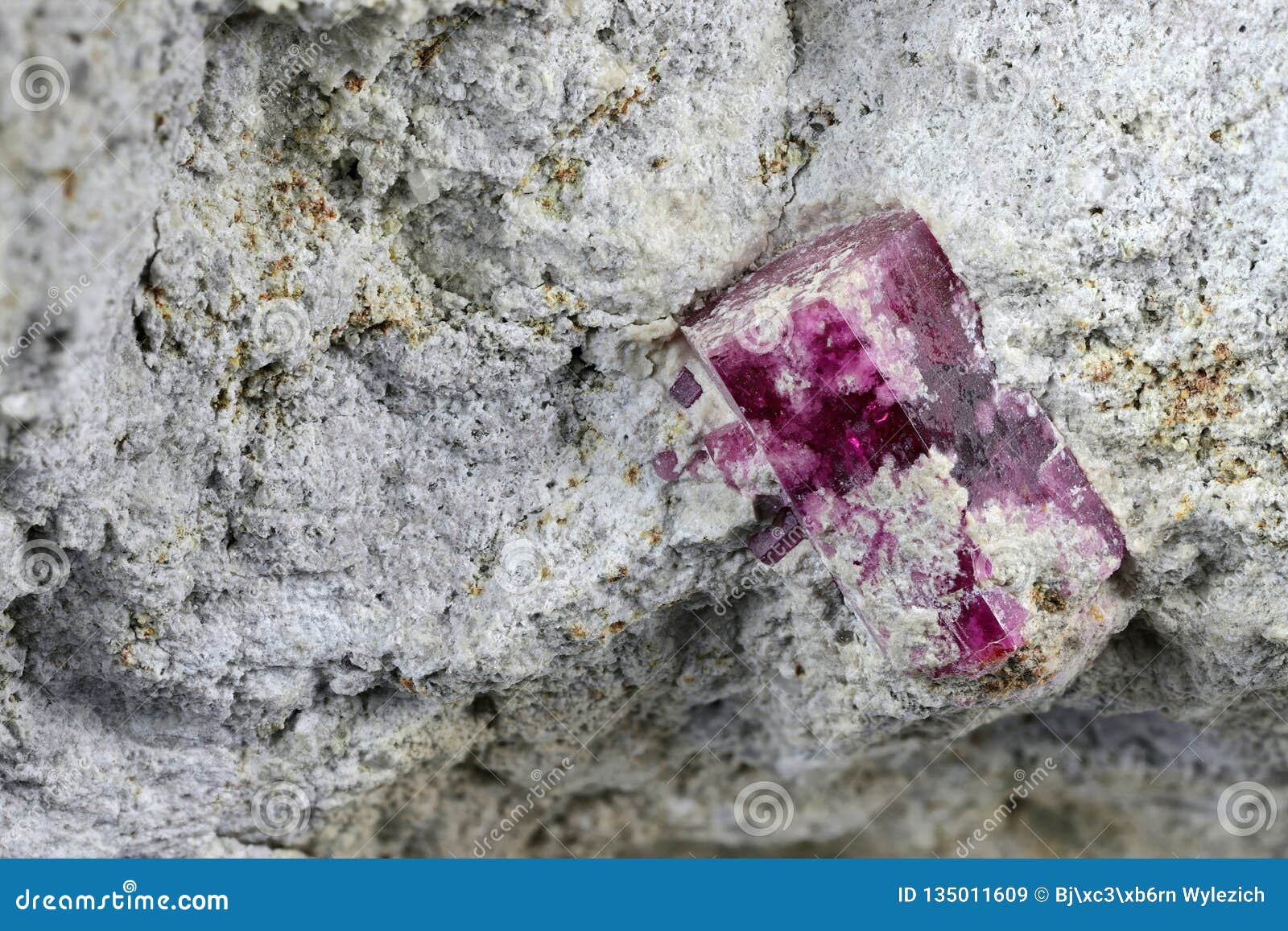 Red beryl stock image. Image of unprocessed, mining - 135011609