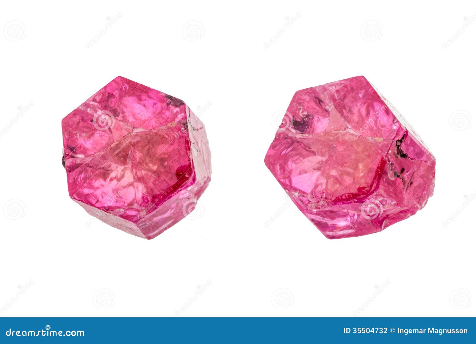 Red Beryl, Red Emerald, or Bixbite Stock Photo - Image of gemology ...