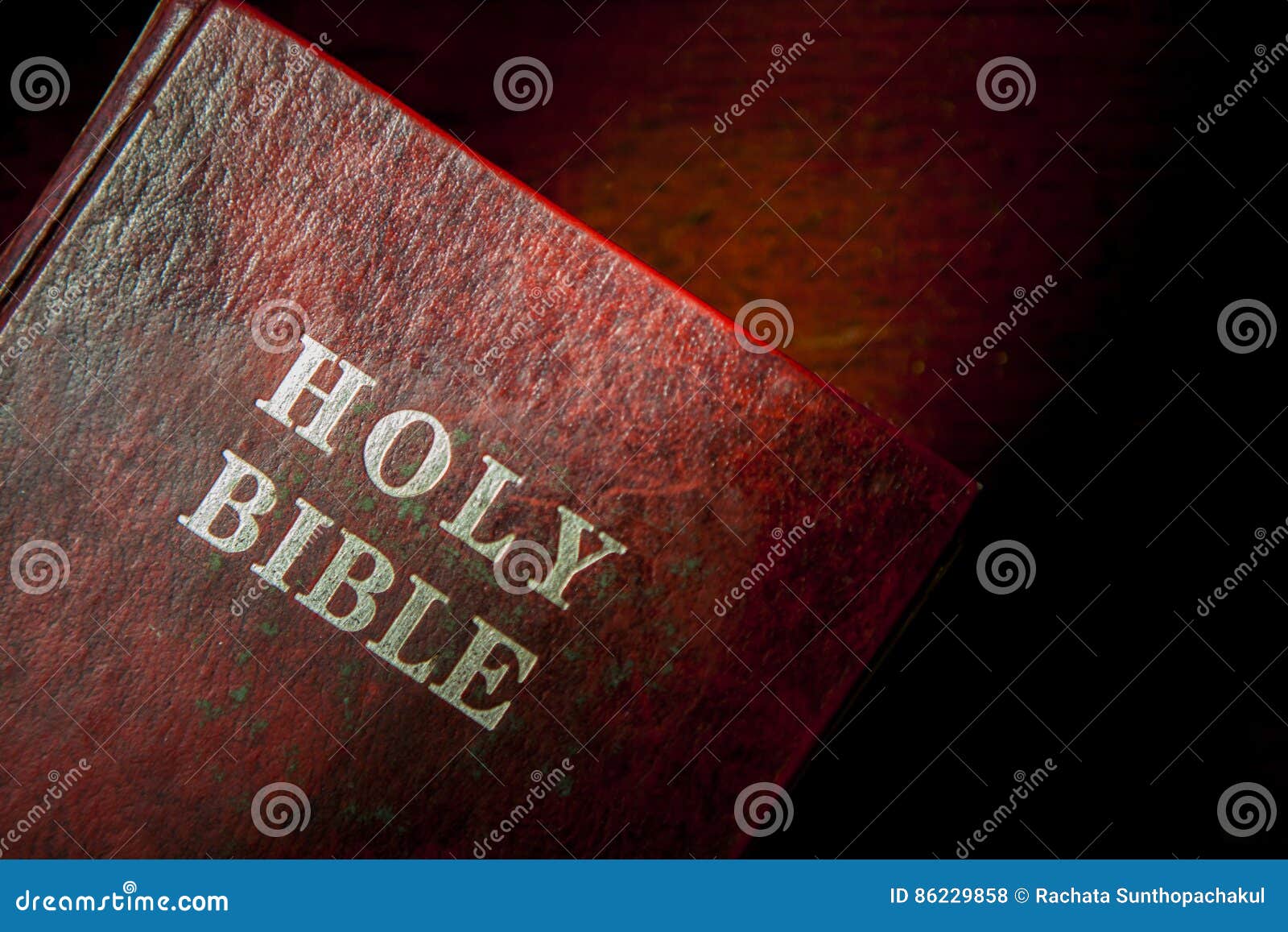 Red Bible stock photo. Image of black, cross, easter - 86229858