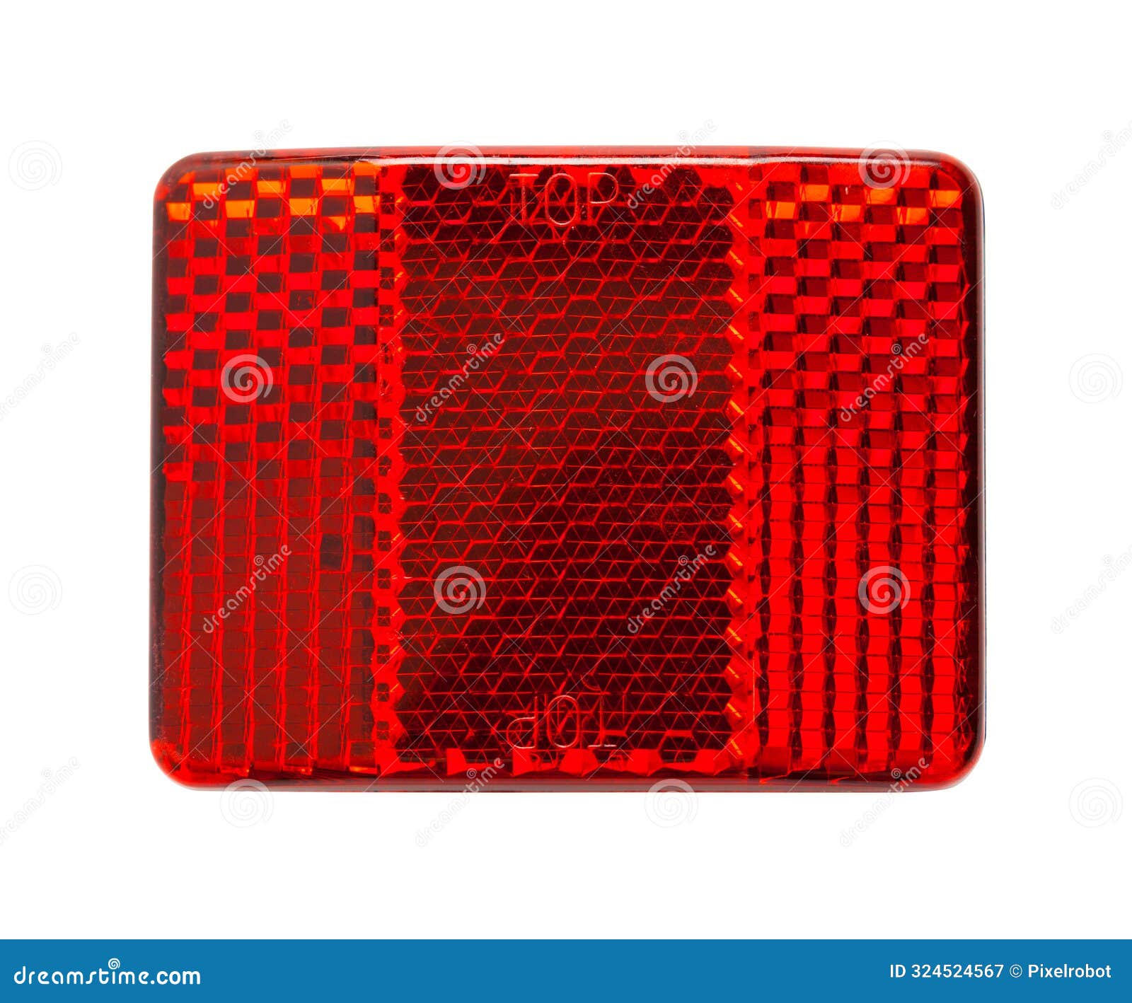 Red Bike Reflector stock image. Image of safety, reflector - 324524567