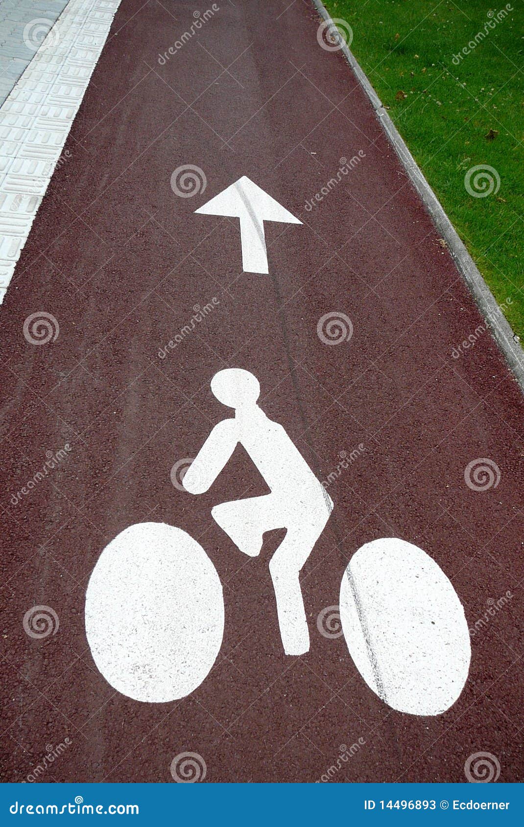 Red Bike Track stock image. Image of cycle, lane, healthy - 14496893