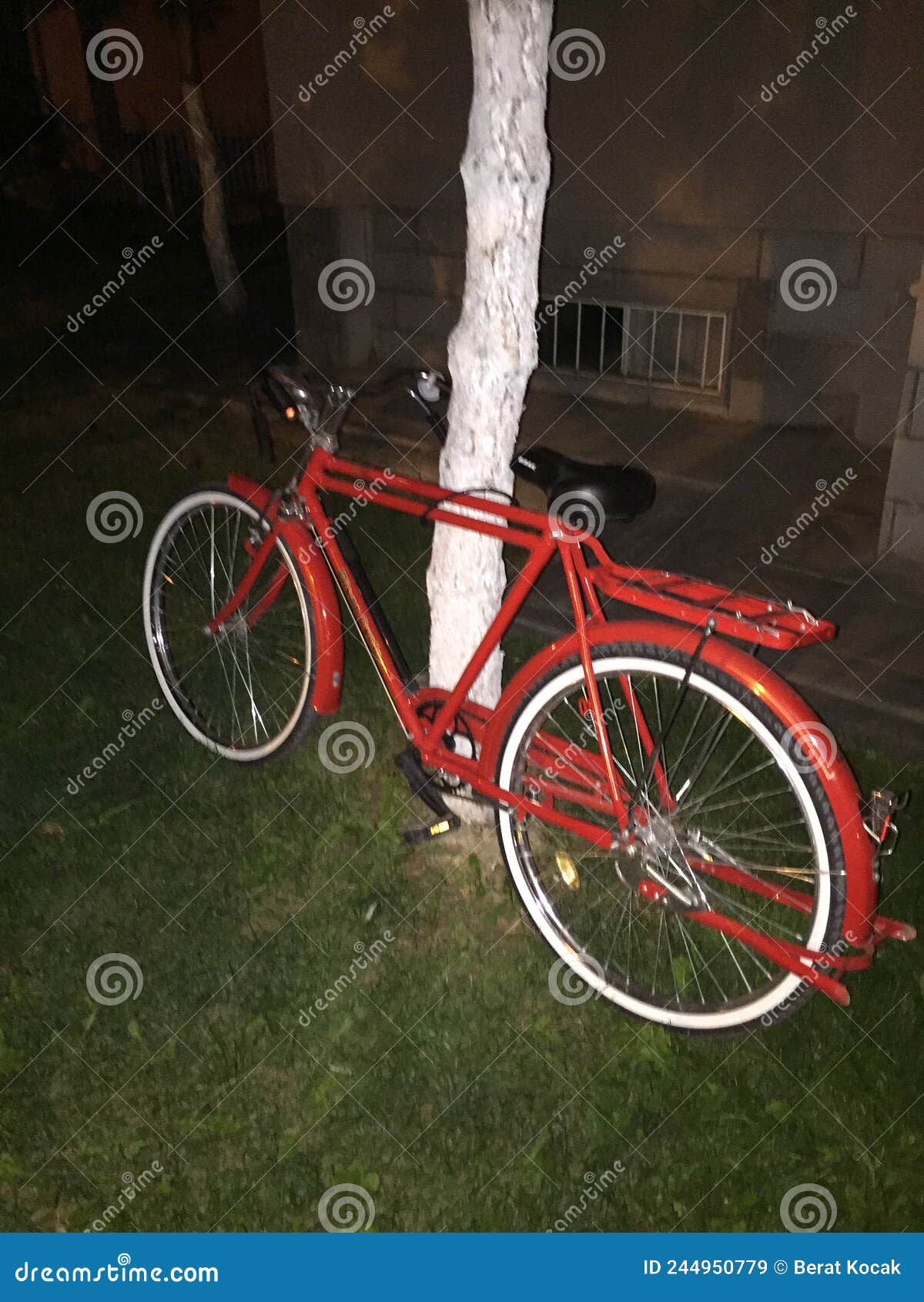 Red Bike stock image. Image of bike, background, redbike - 244950779