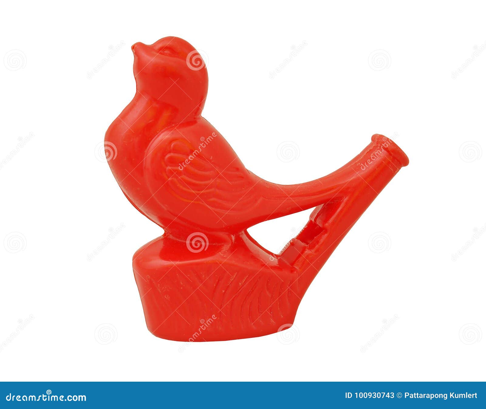 Red bird whistle stock image. Image of object, background - 100930743
