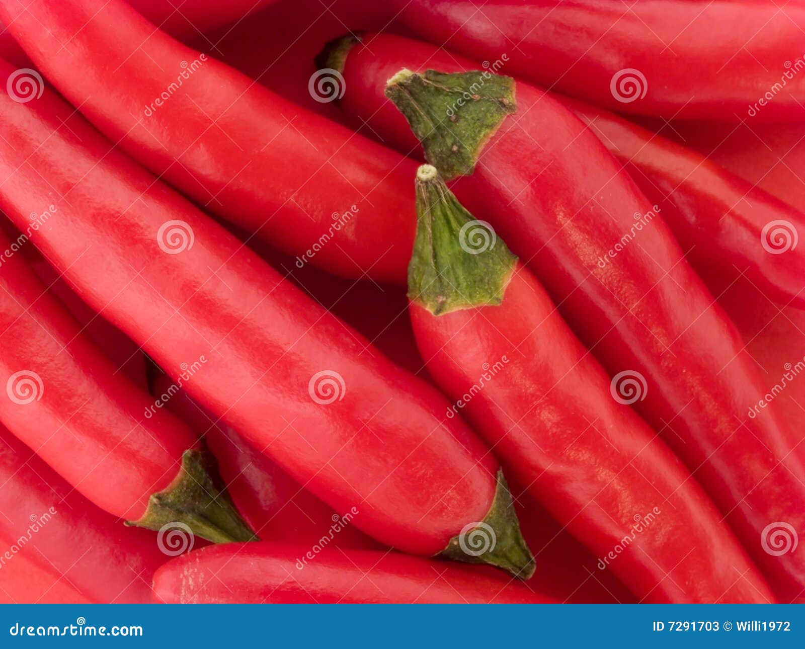 Red birdeye chilies stock image. Image of food, spice - 7291703