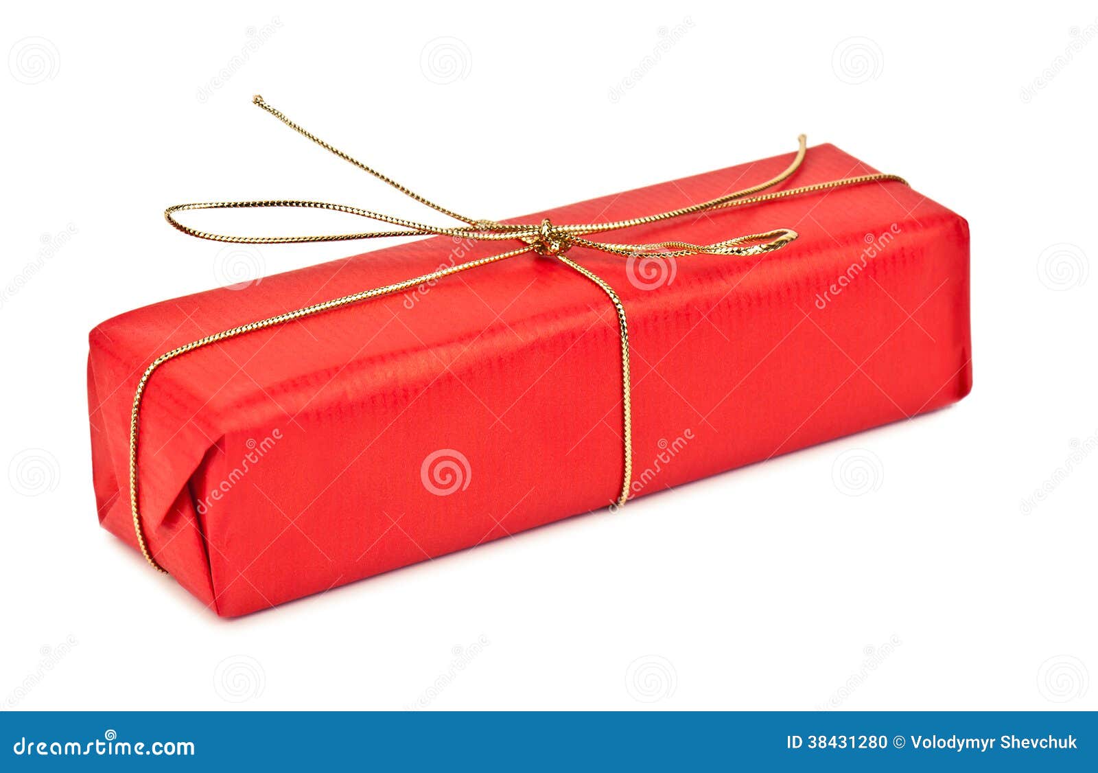 Red birthday gift stock photo. Image of gold, simplicity - 38431280
