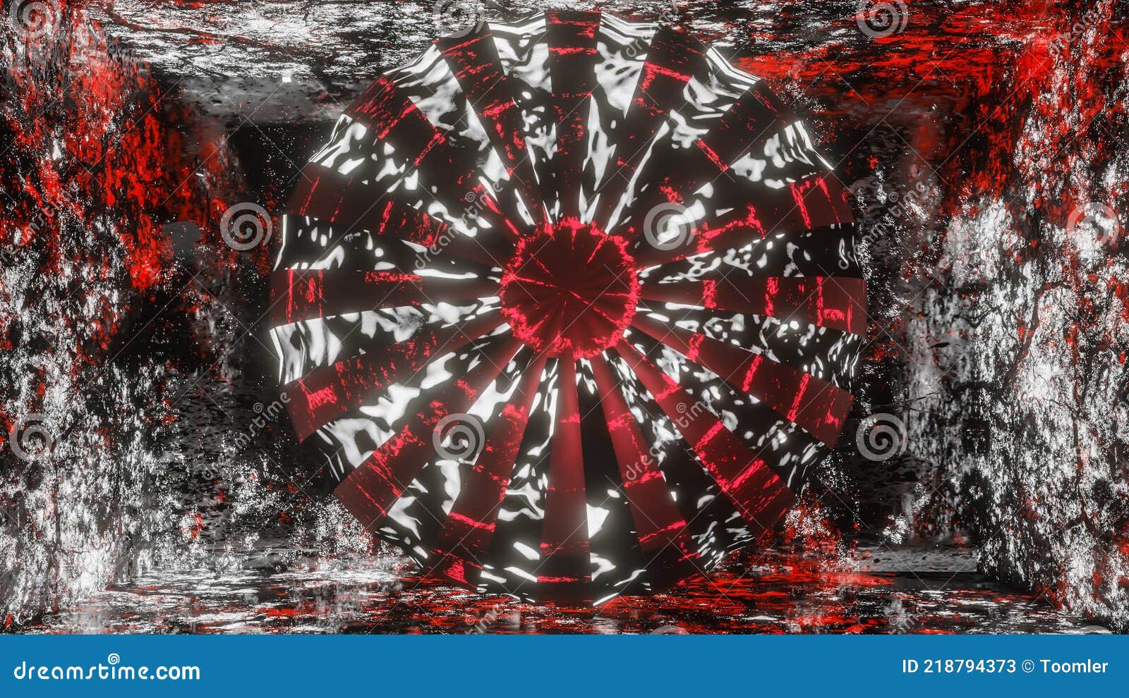 Red-black Abstract Background. Alternating Lines Stock Illustration ...