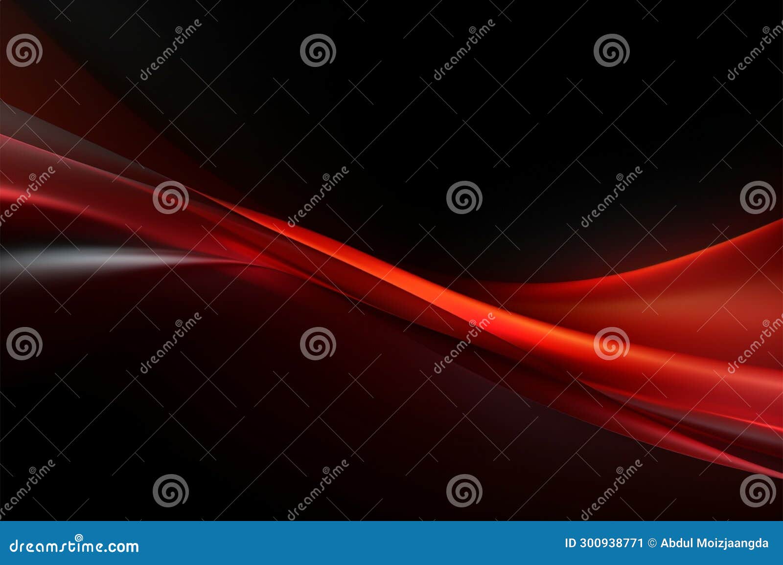 Red on Black Abstract Light with Copy Space for Text Stock Illustration ...