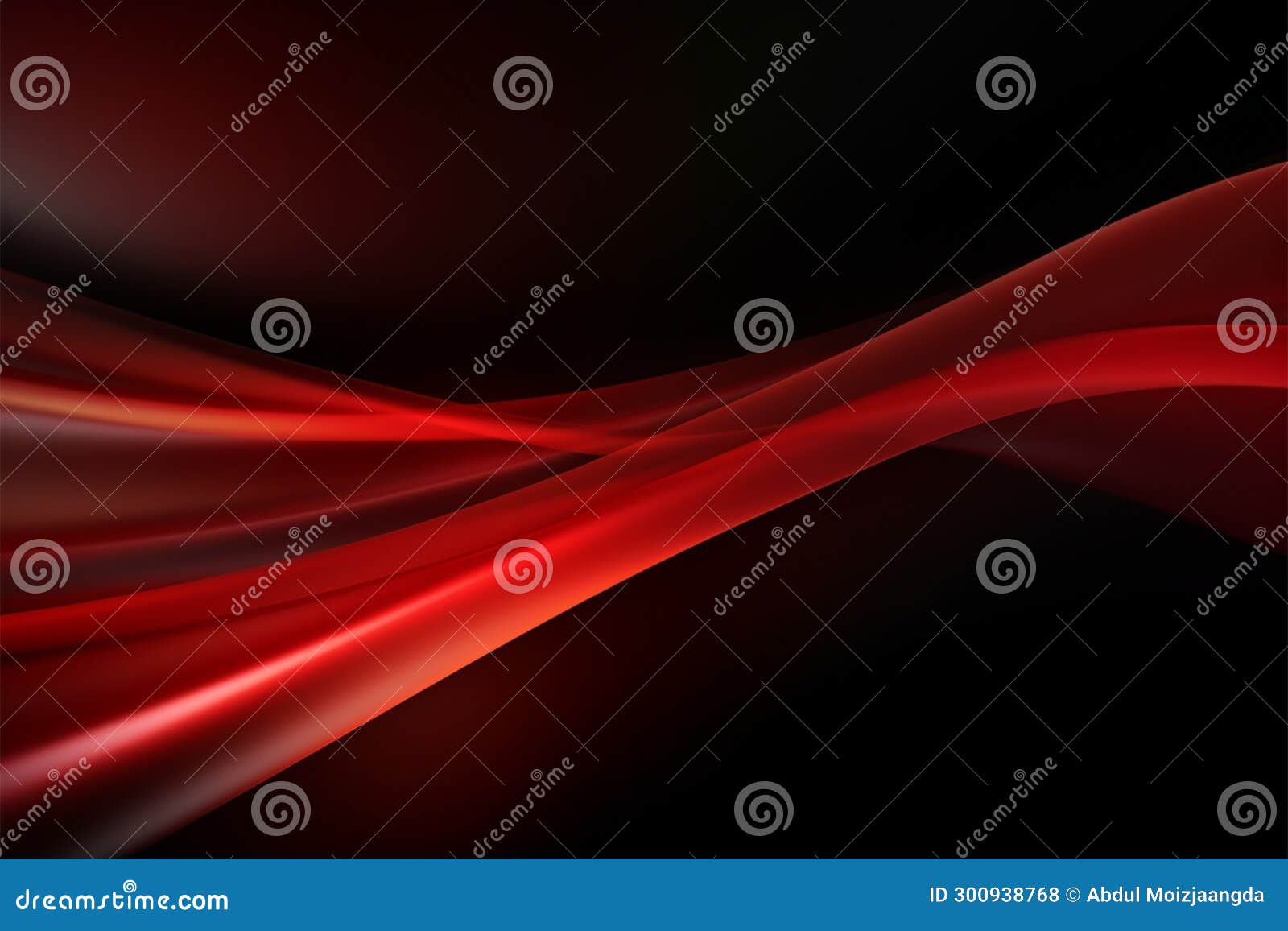 Red on Black Abstract Light with Copy Space for Text Stock Illustration ...