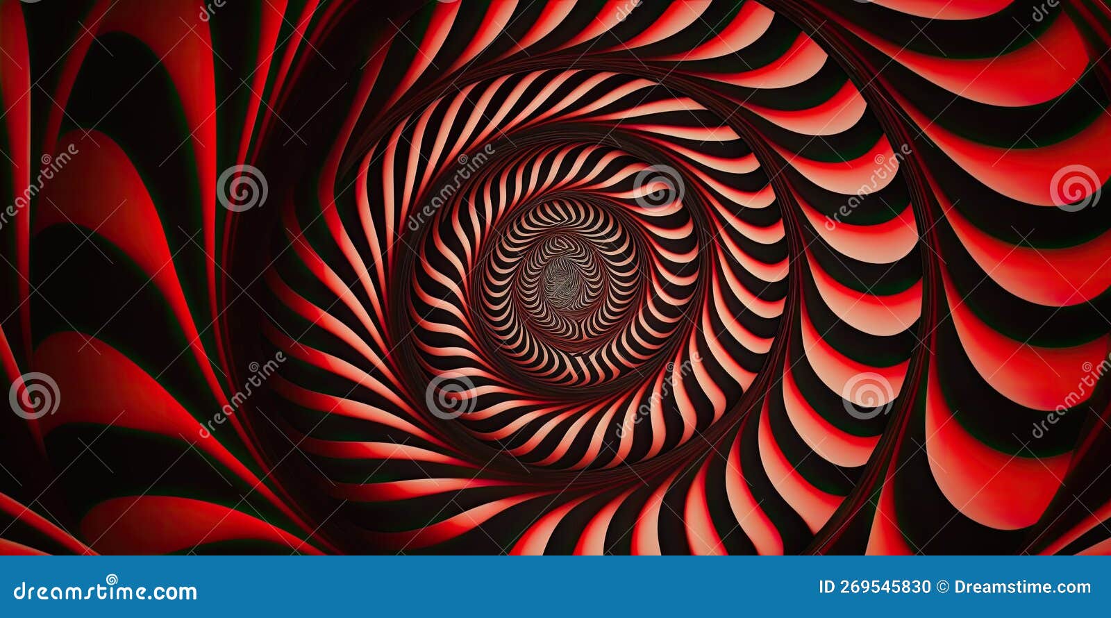 Red and Black Abstract Recursive Spiral Texture Pattern, Wallpaper or ...