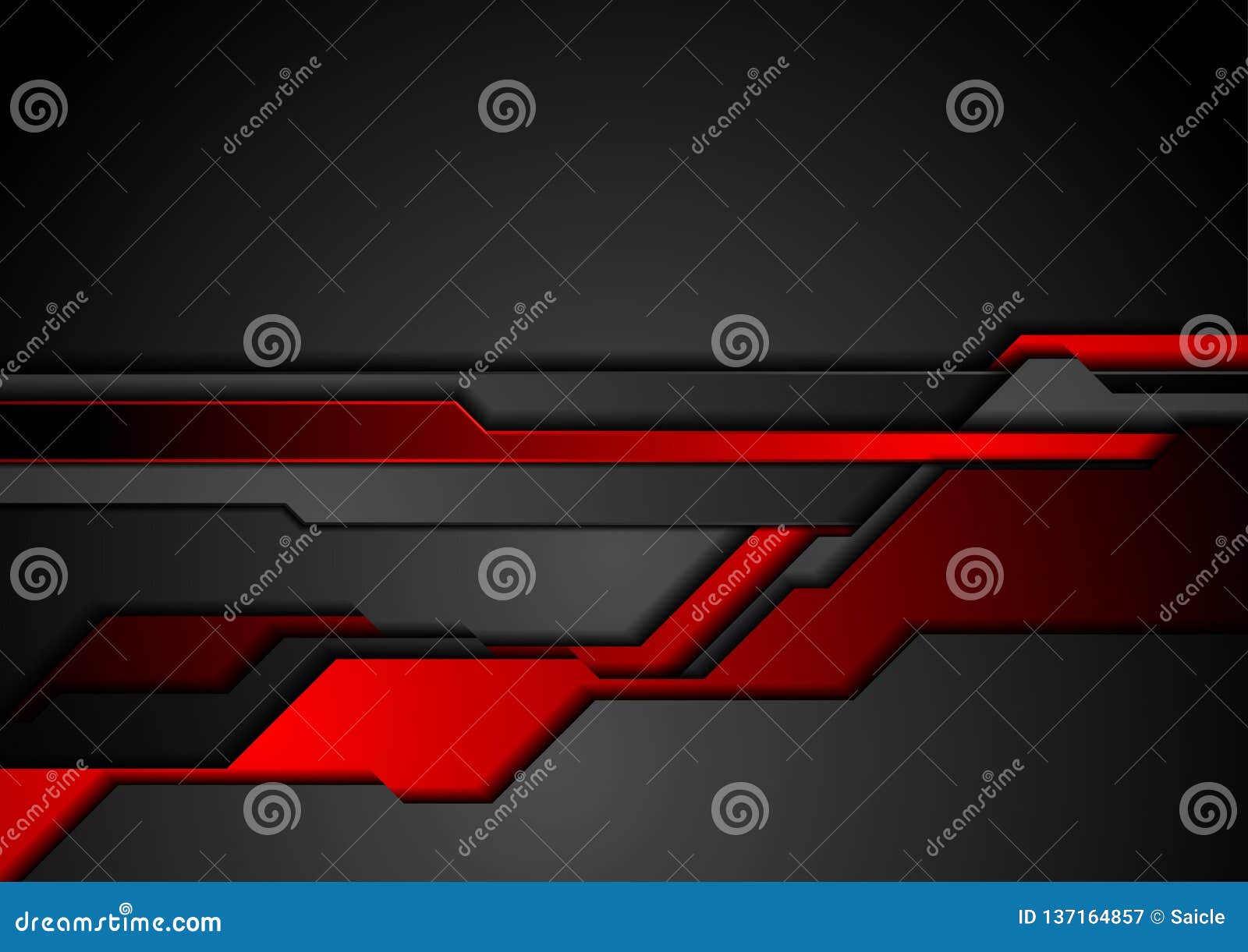 Red and Black Abstract Technology Background Stock Vector ...