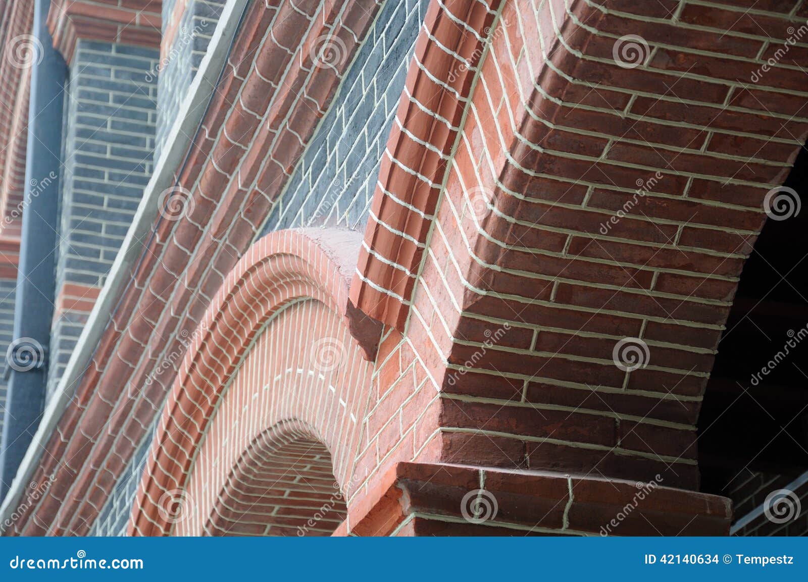 Red and Black Architectural Arches Stock Photo - Image of curved ...