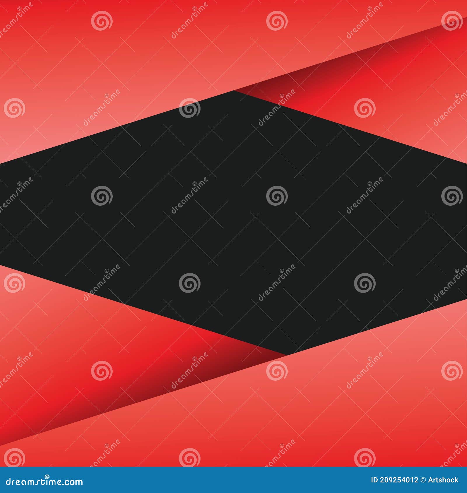 Red and black backdrop stock vector. Illustration of shape - 209254012