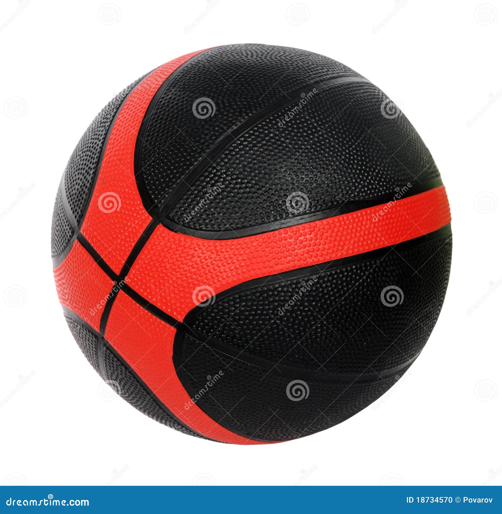 Red and Black Basket-ball Ball Stock Photo - Image of basketball ...