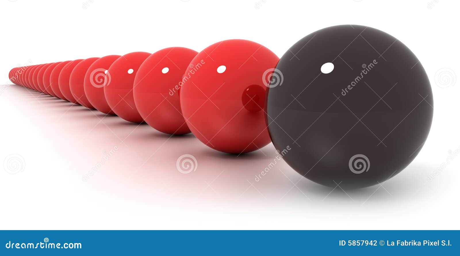 Red and Black Billiard Balls Arrangement Stock Illustration ...