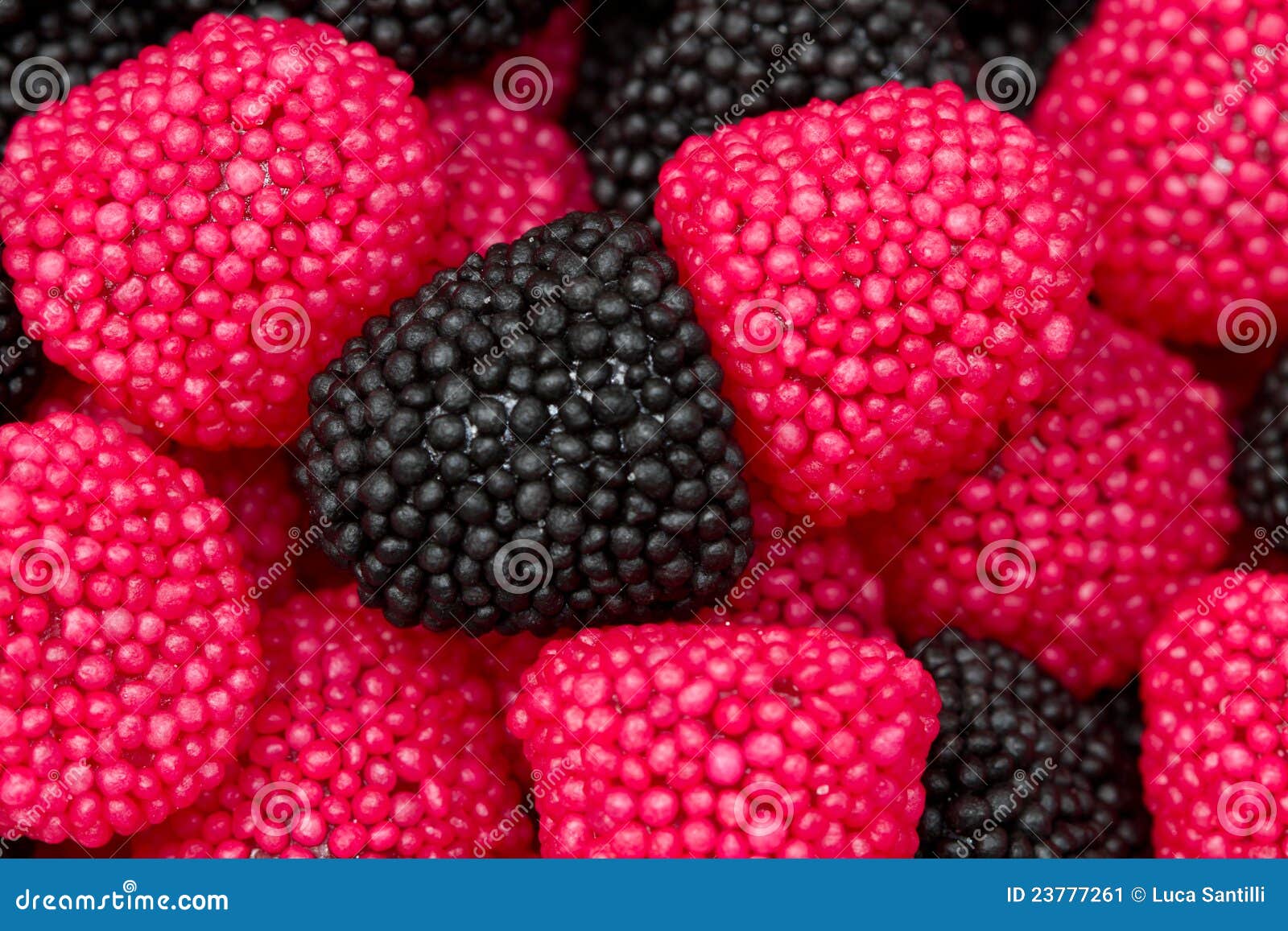 Red and Black Blackberries Candy Stock Image - Image of geometric ...