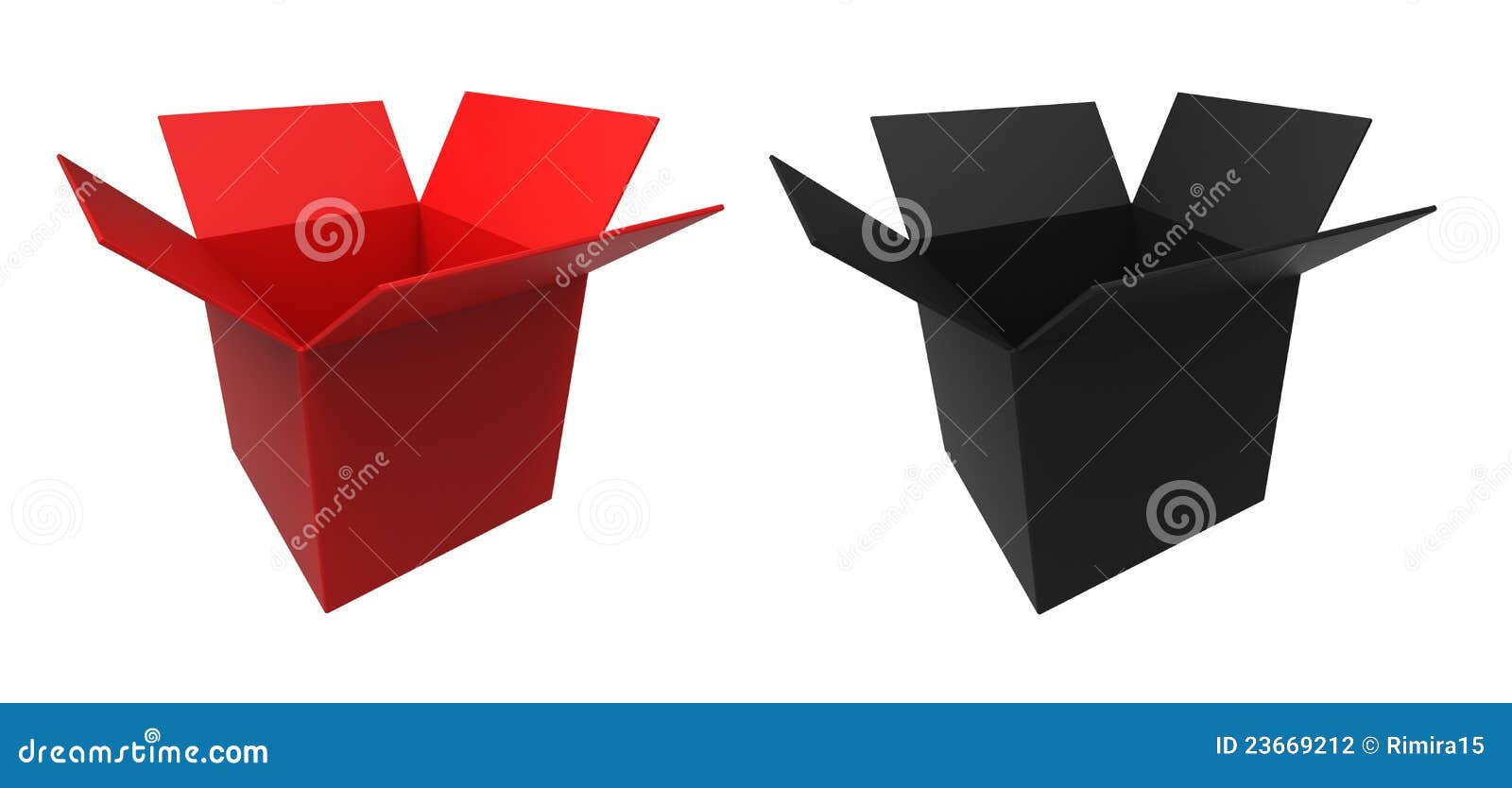 Red and black box stock illustration. Illustration of post - 23669212