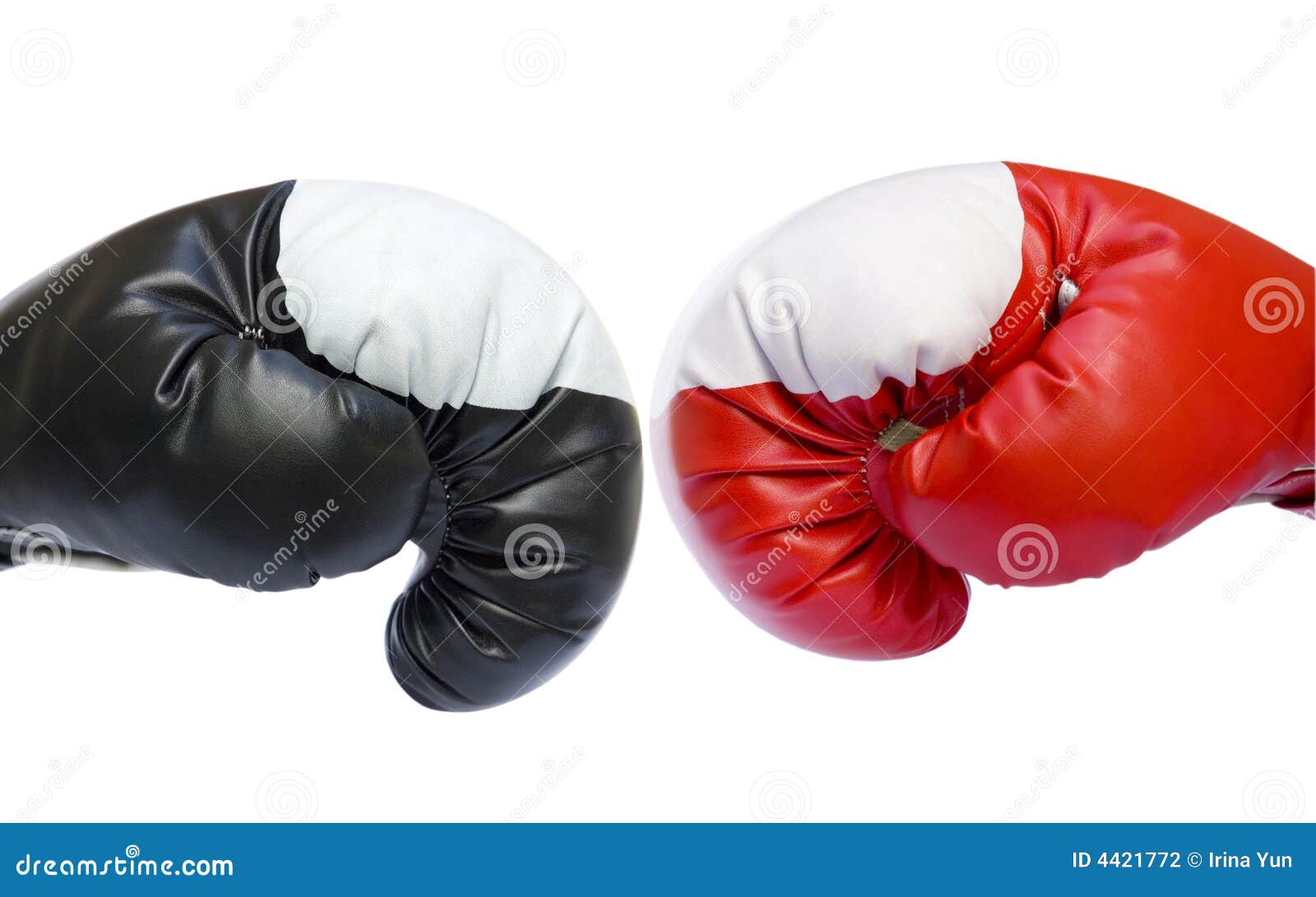 Red and Black Boxing Gloves Stock Photo - Image of competitive, boxer ...