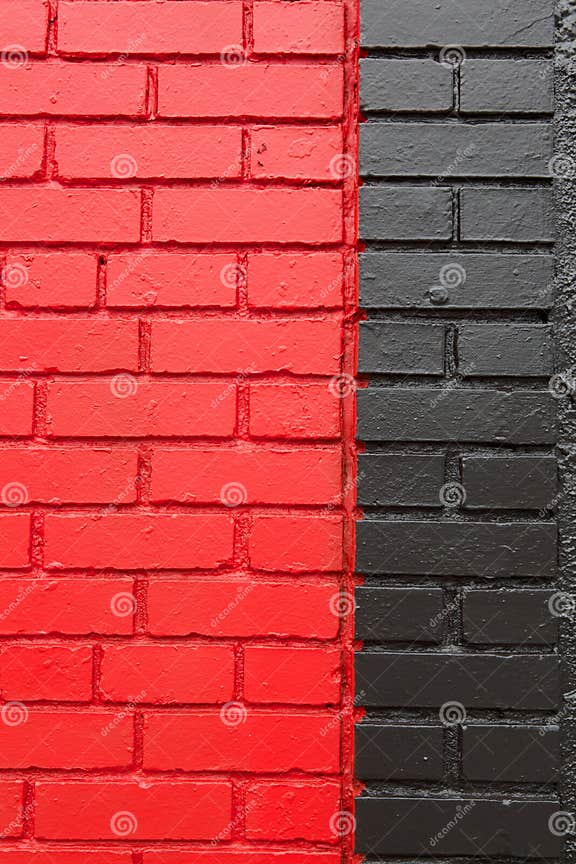 Red and Black Bricks stock image. Image of background - 21122501