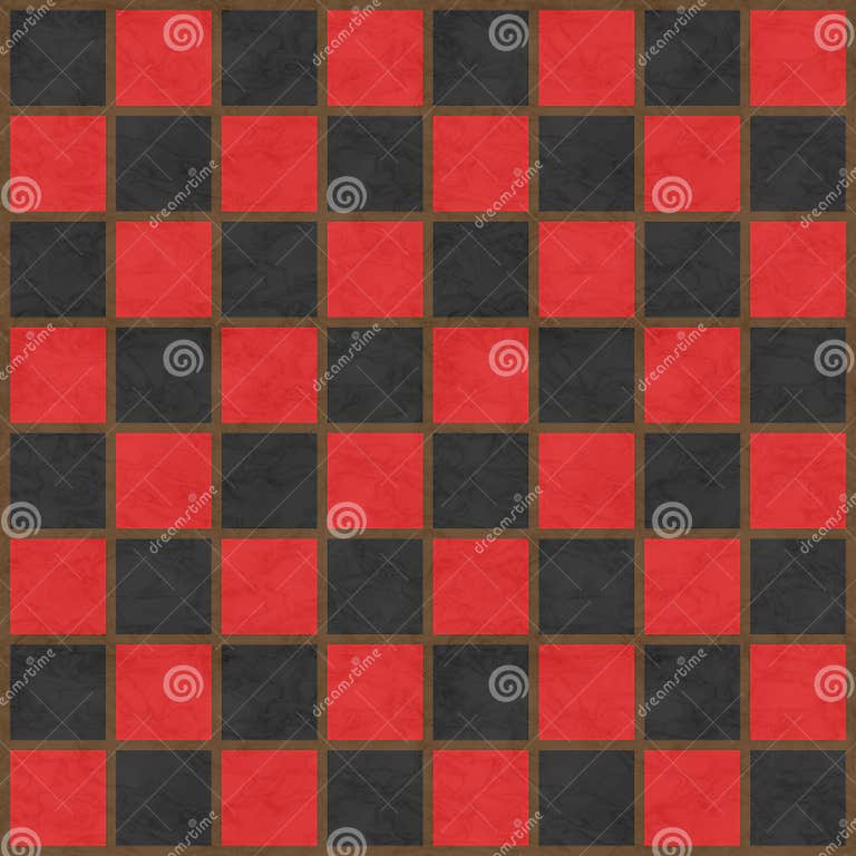 Red & Black Checkerboard Stock Illustration - Illustration of design ...