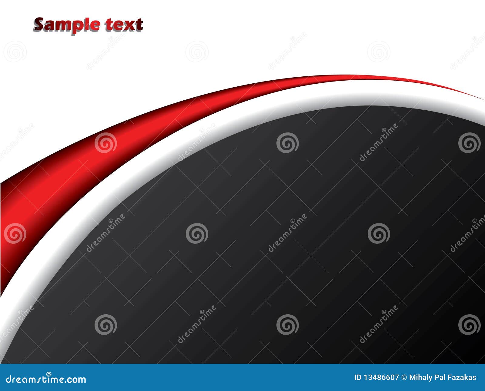 Red and Black Company Brochure Stock Vector - Illustration of ...