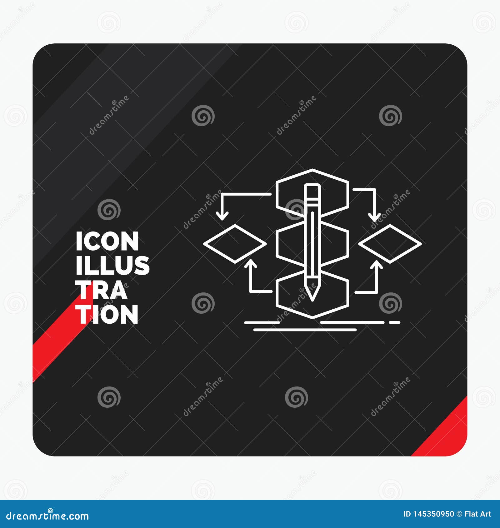 Red And Black Creative Presentation Background For Algorithm, Design, Method, Model, Process ...