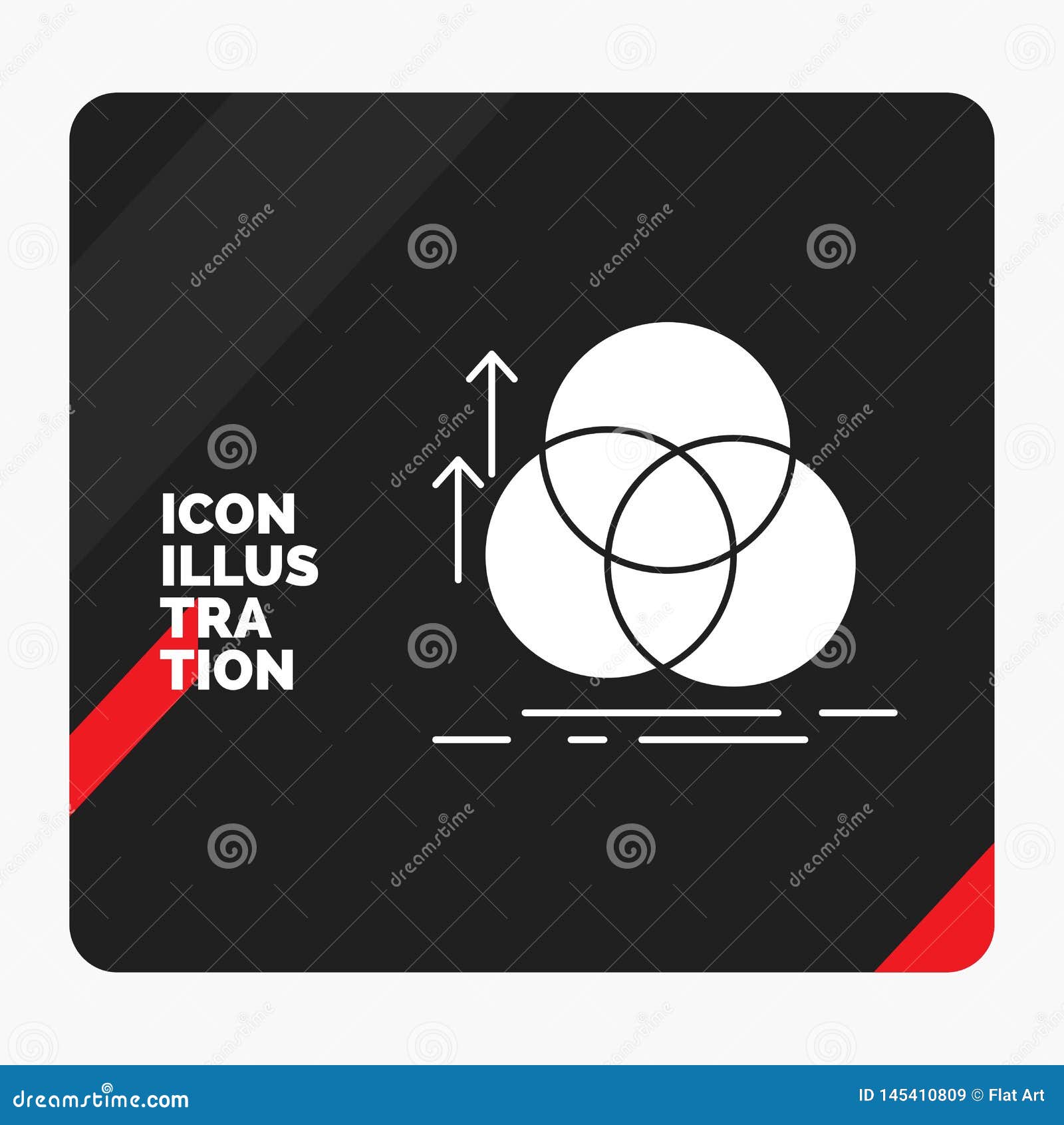 Red and Black Creative Presentation Background for Balance, Circle ...