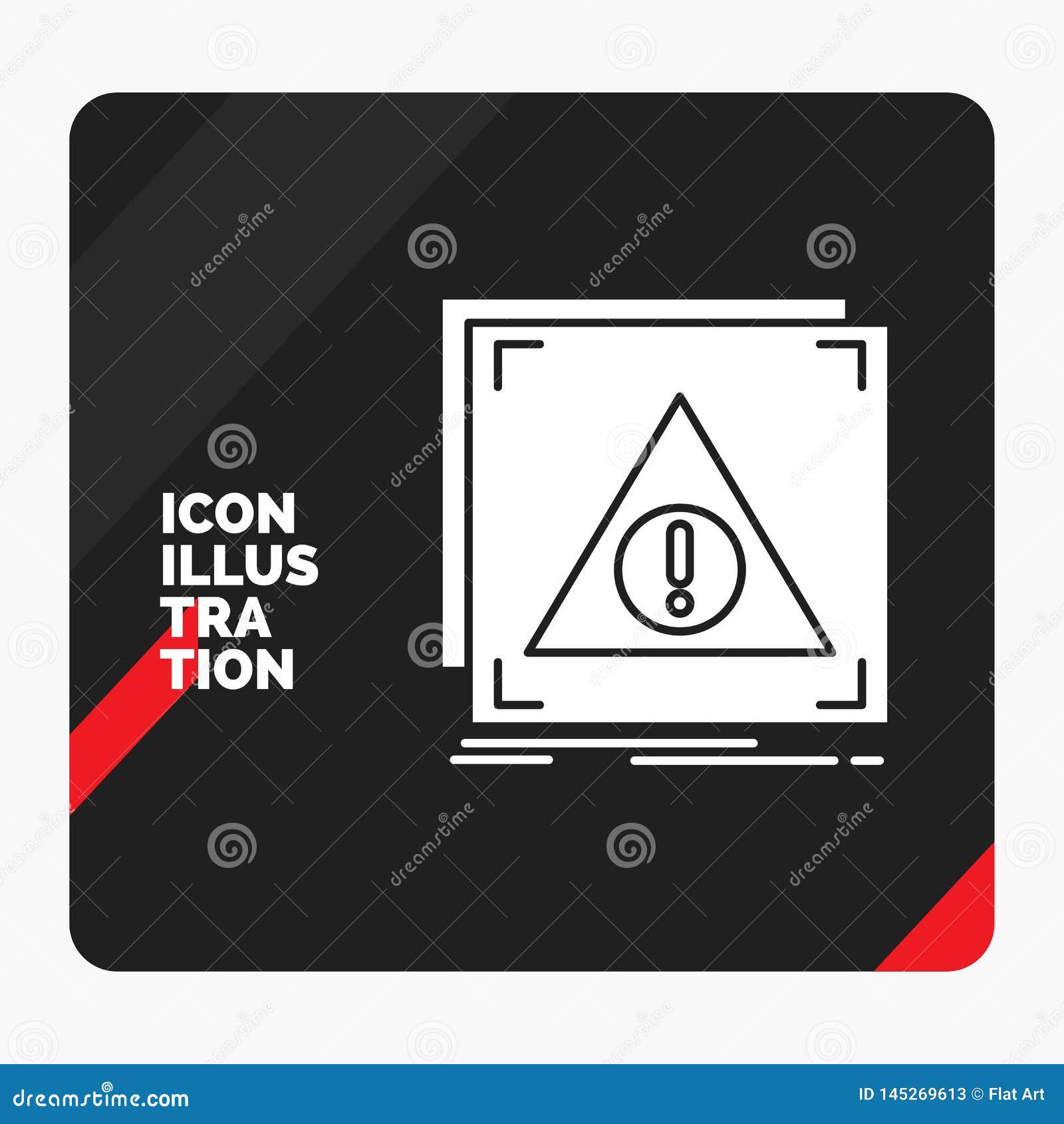 Red and Black Creative Presentation Background for Error, Application ...