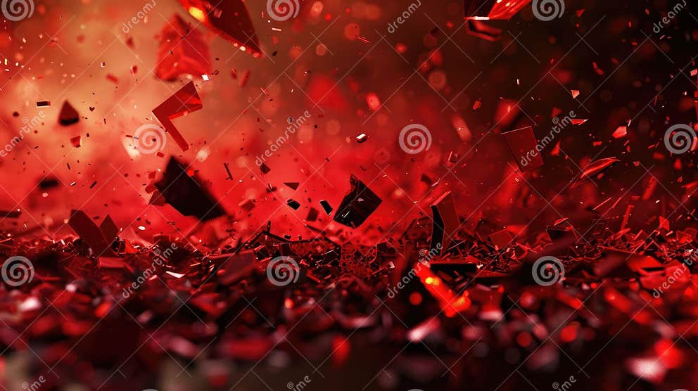 Red and Black Explosion AIG535 Stock Photo - Image of handout, extend ...