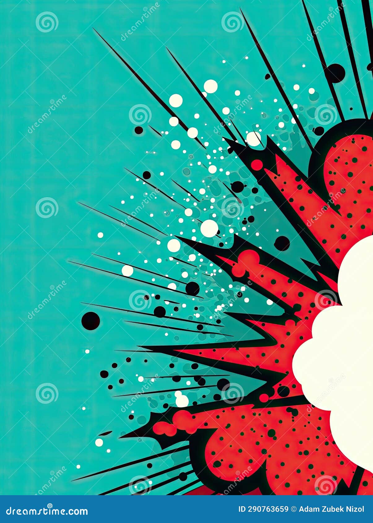 A red and black explosion stock illustration. Illustration of explosion ...