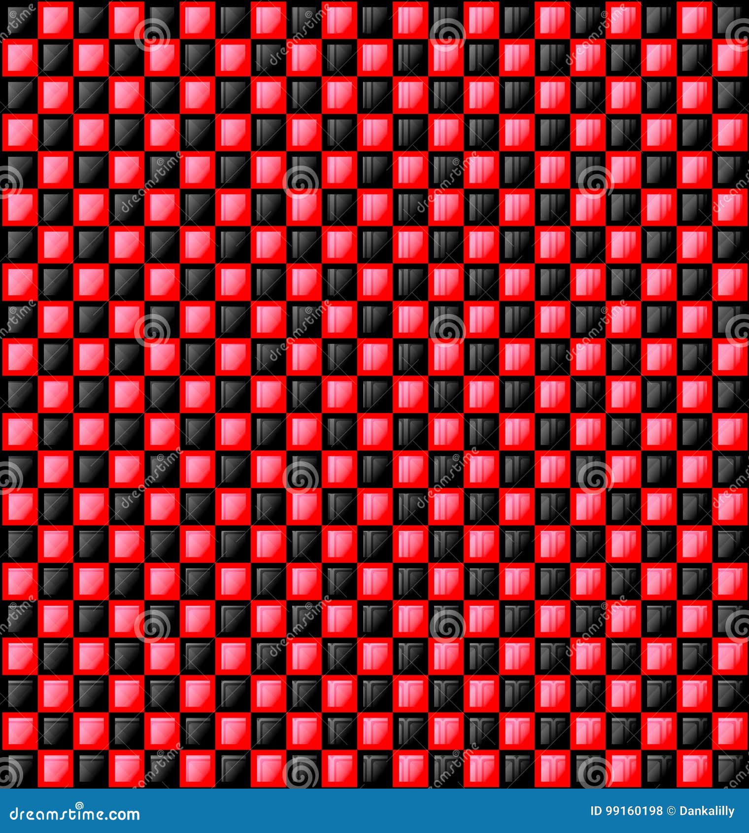 Red and Black Glossy Blocks Stock Vector - Illustration of contrast ...