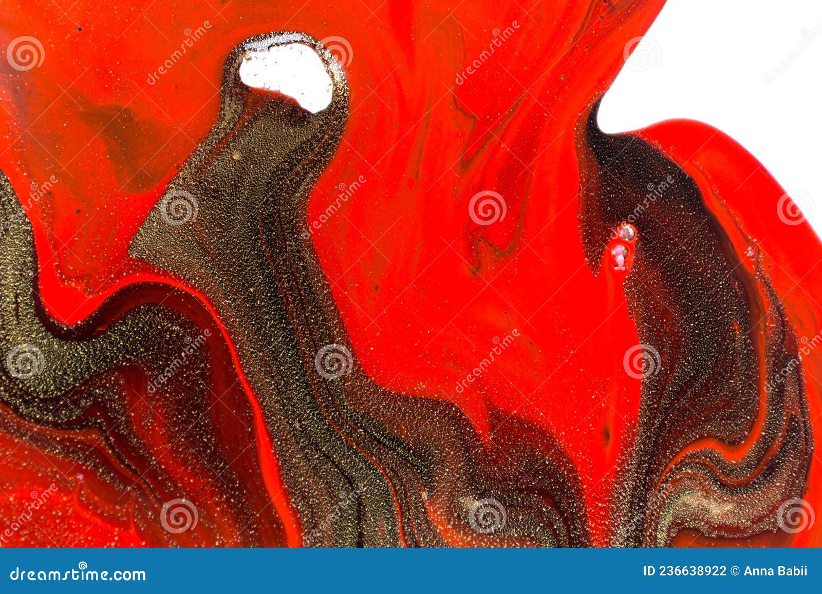 Red, Black and Gold Marble Fluid Texture. Stock Photo - Image of fluid ...
