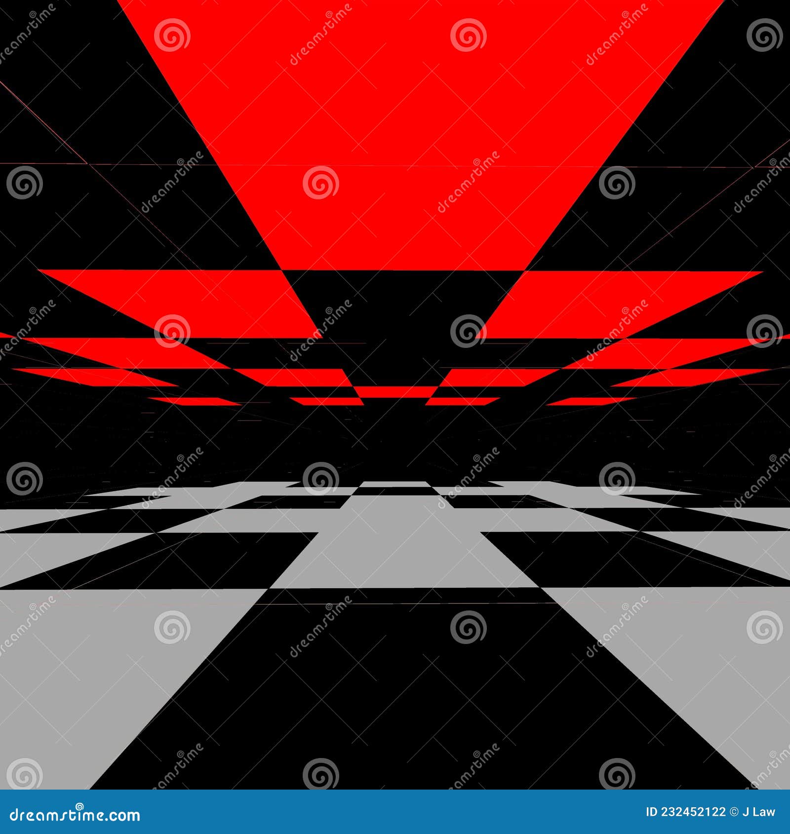 Red Black and Grey 3D Illustration Cross Exploding Layers Stock ...