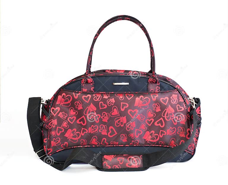 Red and black handbag stock photo. Image of glamour, fancy - 12636276