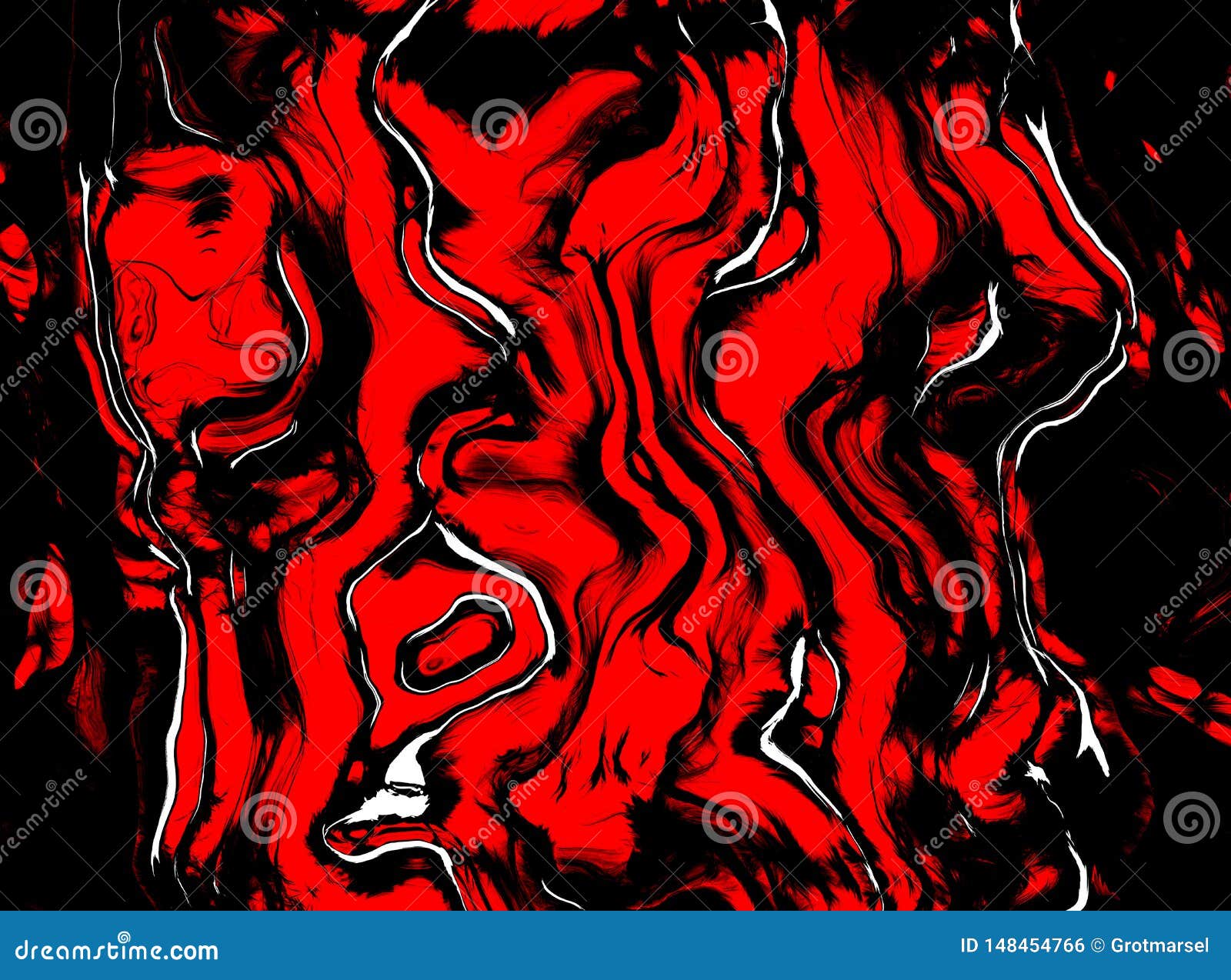 Red and Black Inferno Pattern As Abstract Background. Comic Background ...