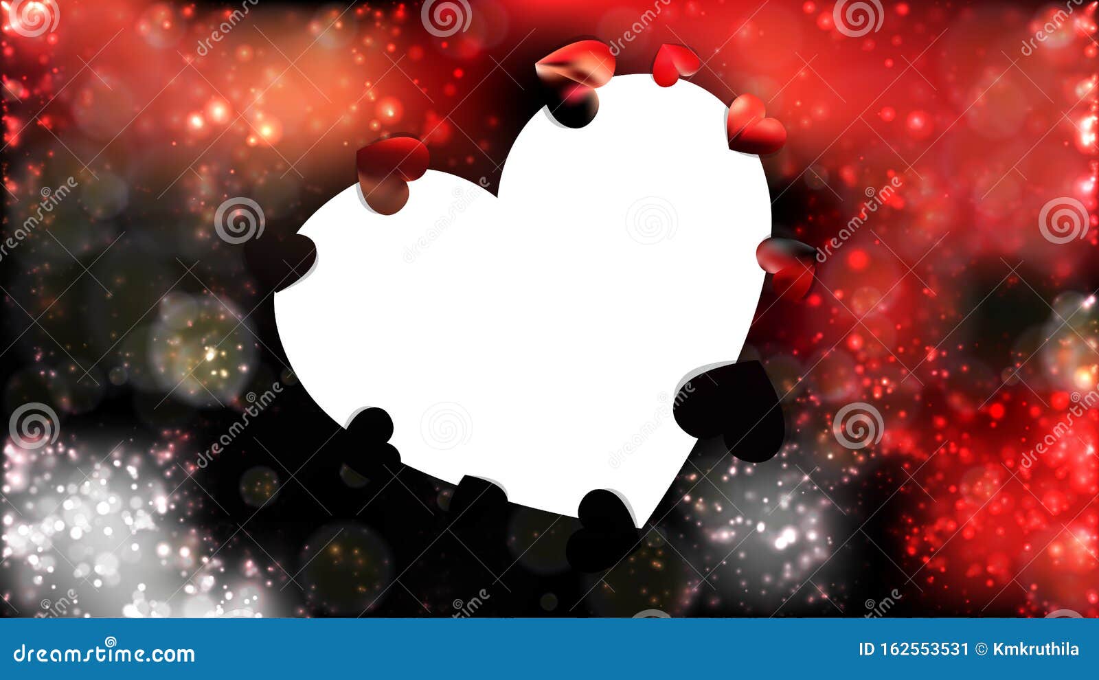 Red and Black Love Background Stock Vector - Illustration of ...