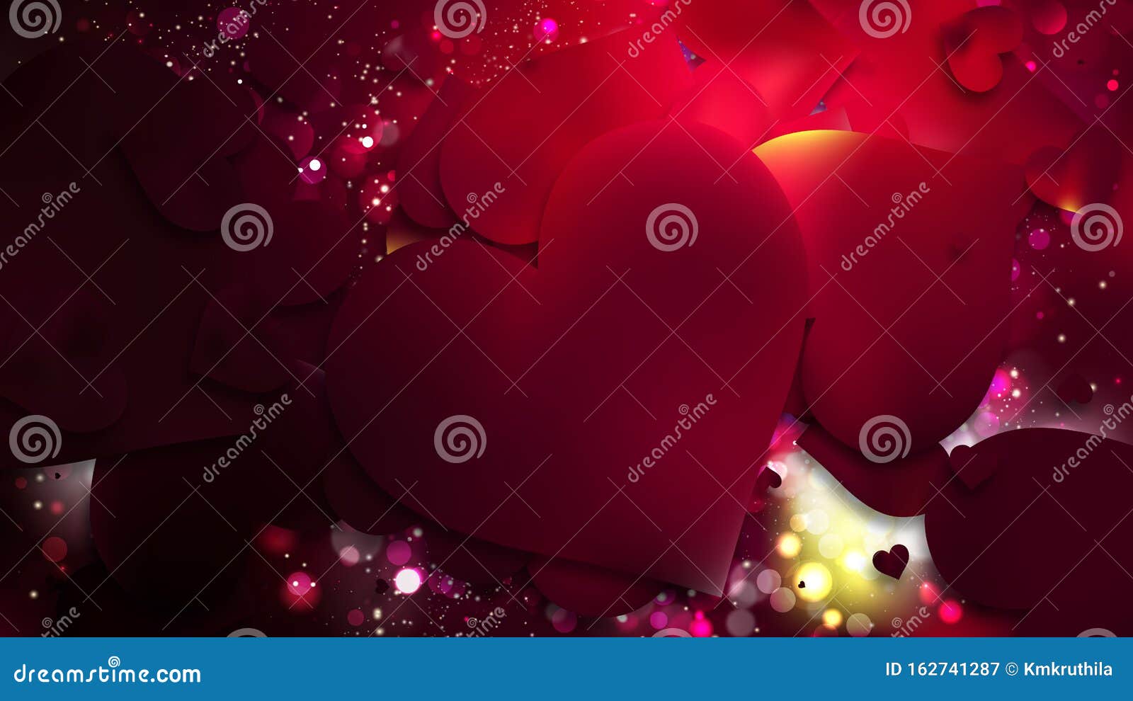 Red and Black Love Background Illustration Stock Vector - Illustration ...