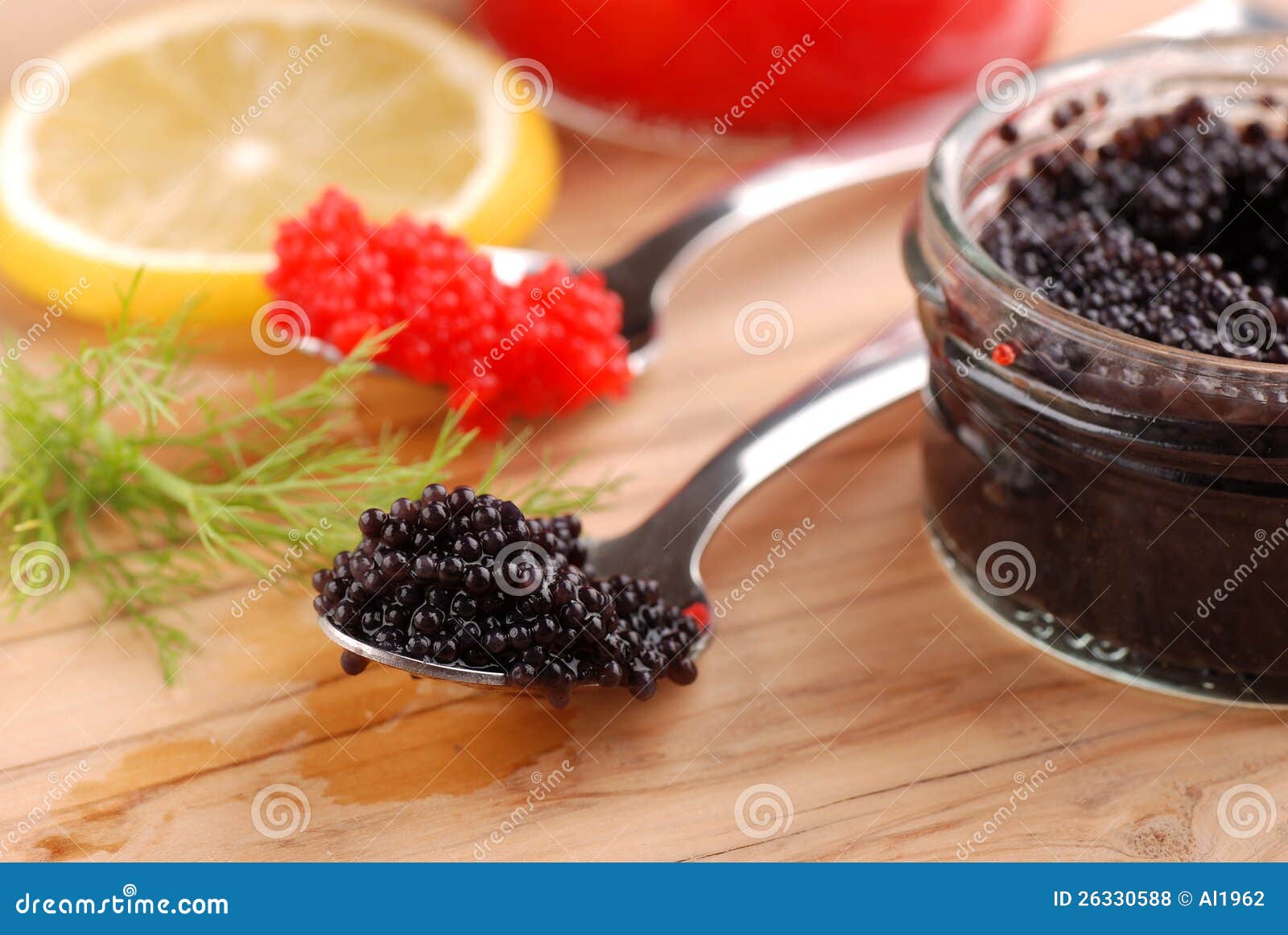 Red and black lumpfish roe stock photo. Image of luxury - 26330588
