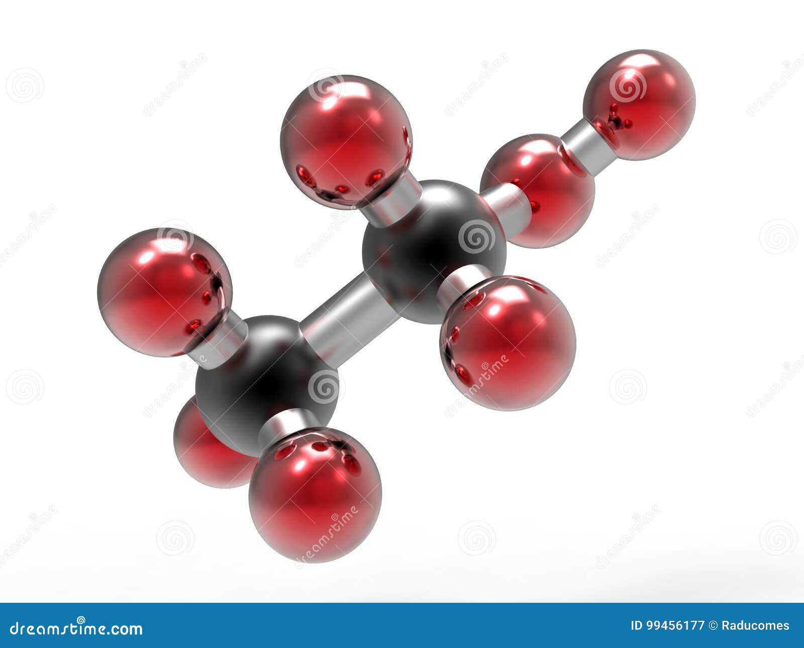 Red And Black Molecule Illustration | CartoonDealer.com #99456177