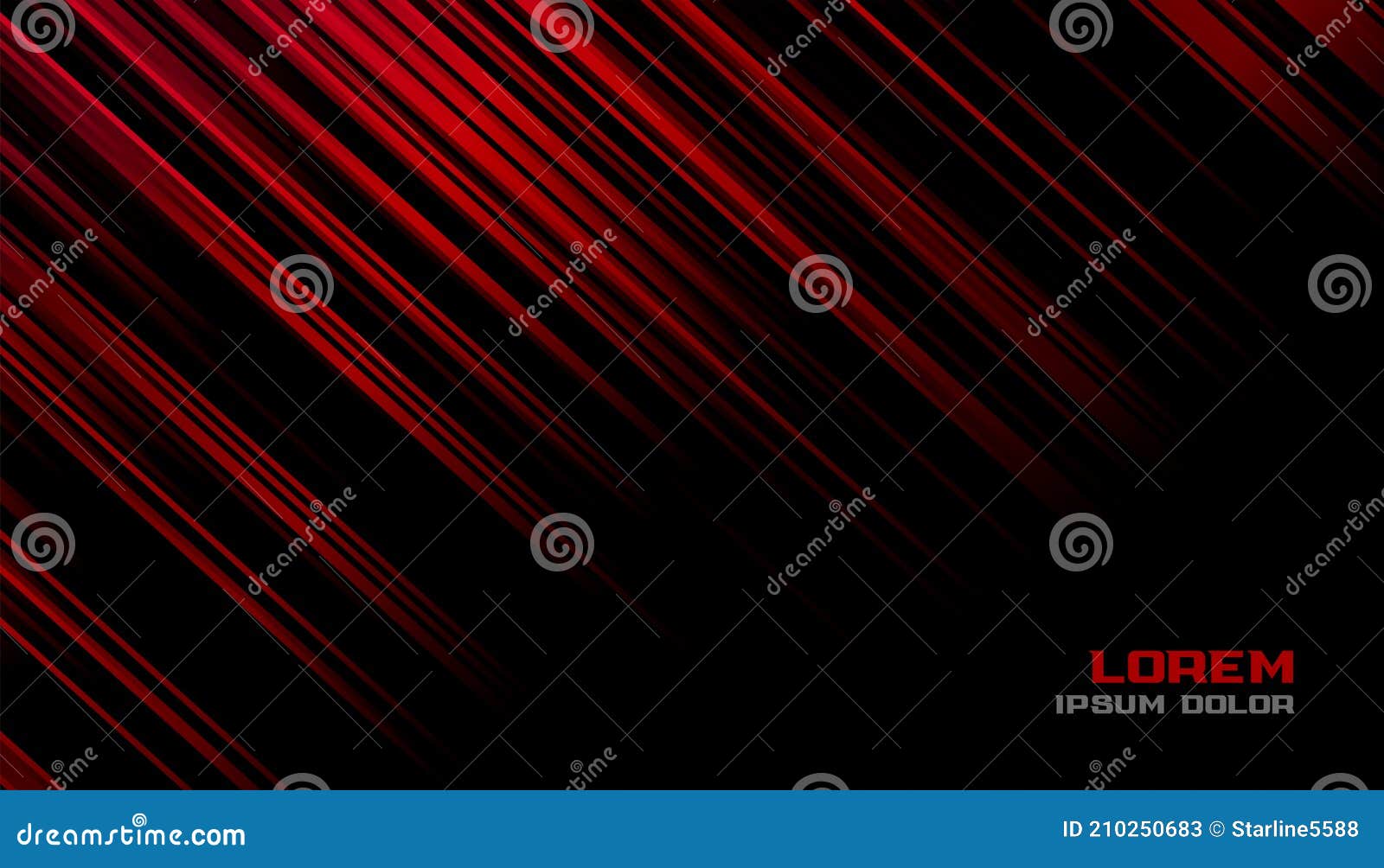 Red and Black Motion Lines Background Design Stock Vector ...