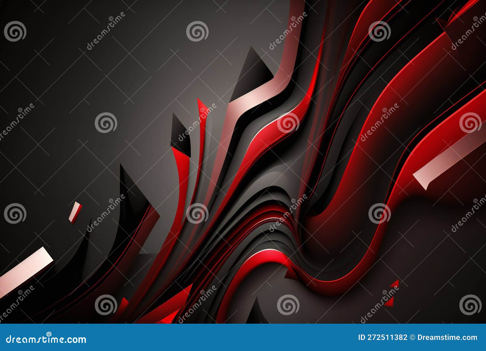 Red Black Pattern, Digital Illustration Artwork, Abstract, Backgrounds ...
