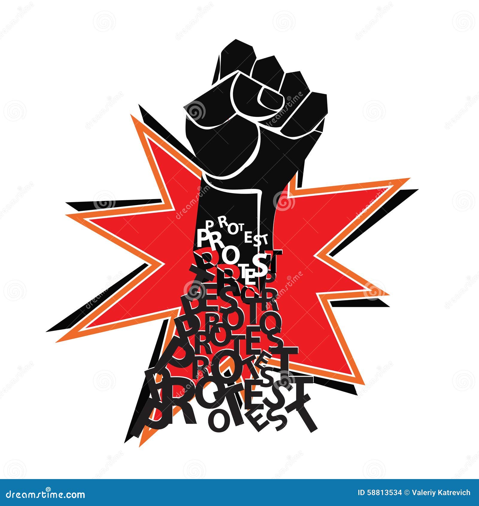 Red Protest Stock Illustrations – 14,346 Red Protest Stock ...